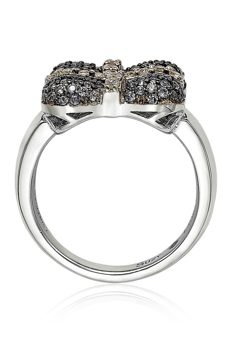 SUZY LEVIAN Sterling Silver Blue Sapphire, Lab Grown White Sapphire ...