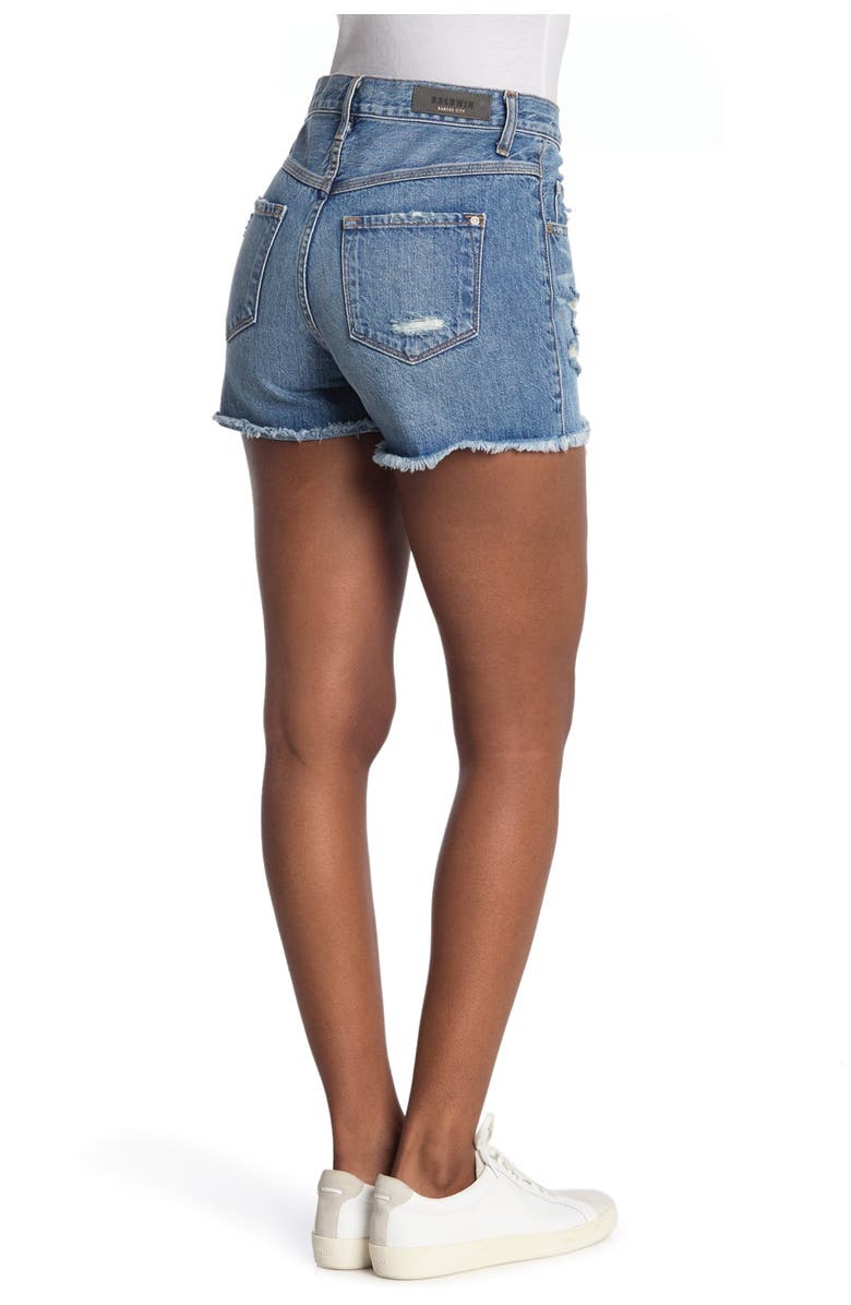 BLDWN Maddie High Waist Distressed Cut-Off Shorts | Nordstromrack