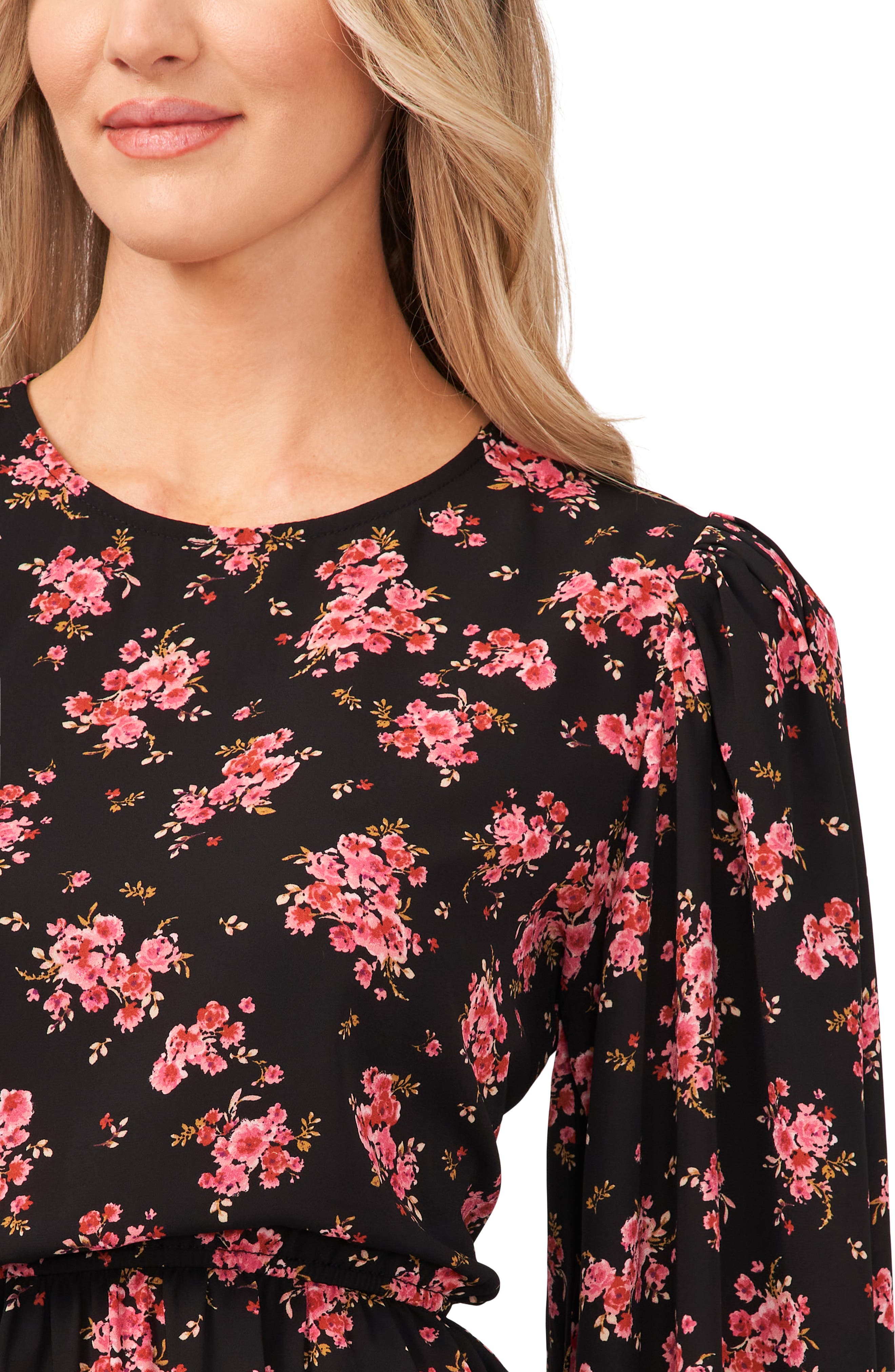 Blooming Romance Peplum Blouse (Women) | Nordstromrack