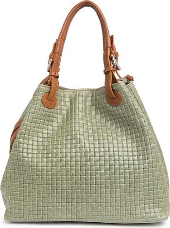 MASSIMO CASTELLO MAISON HERITAGE Weave Leather Tote Bag | Nordstromrack
