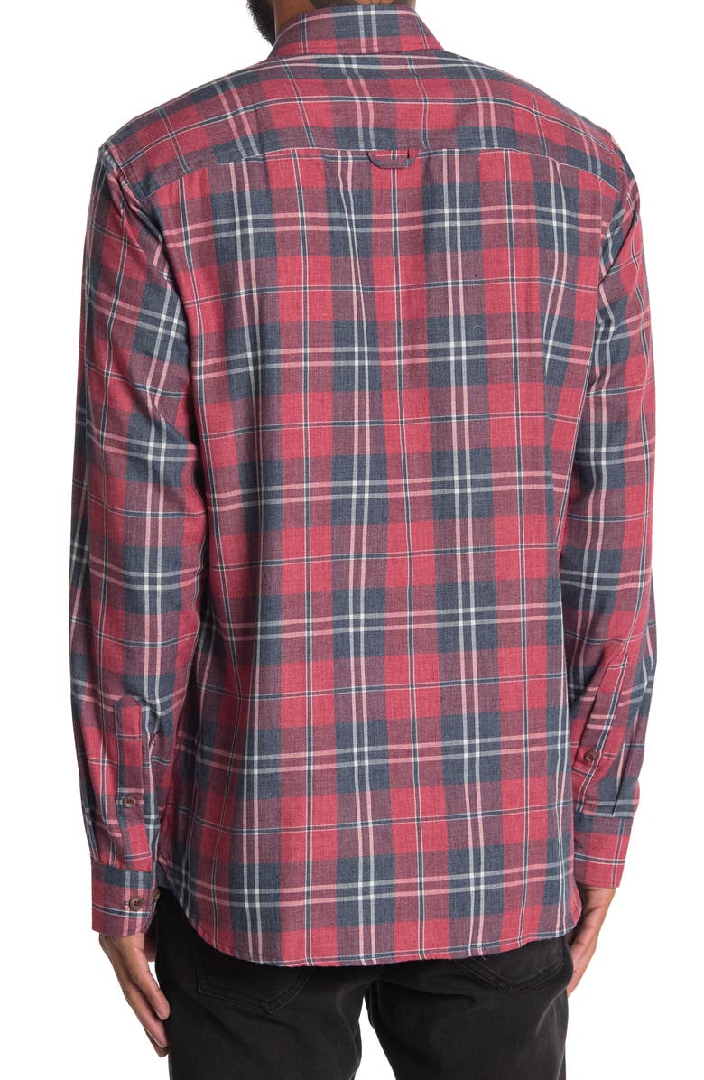 THREAD AND CLOTH Multi Plaid Button Front Shirt | Nordstromrack