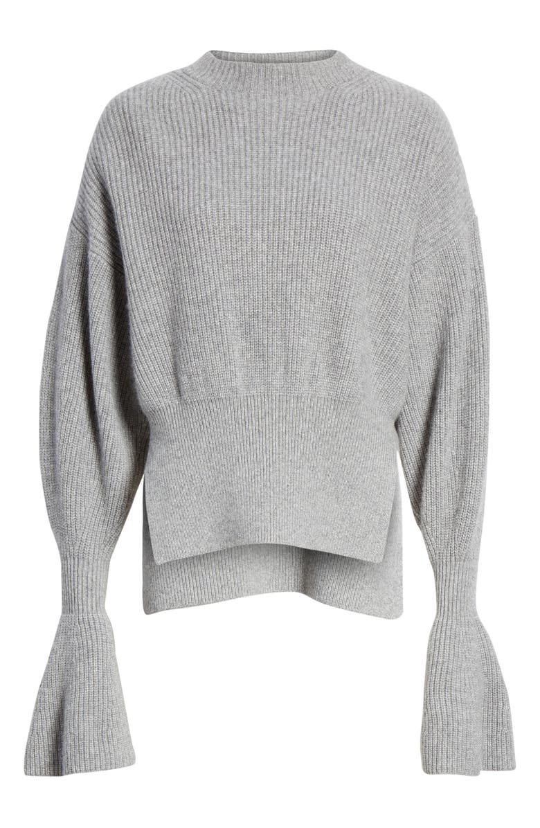 Alexander Wang Side Split Merino Wool & Cashmere Blend Sweater | Nordstrom