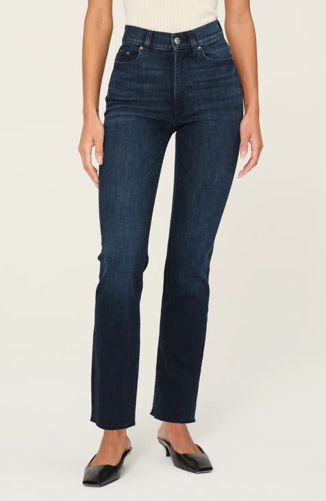 Women's High Rise Straight-Leg Jeans | Nordstrom