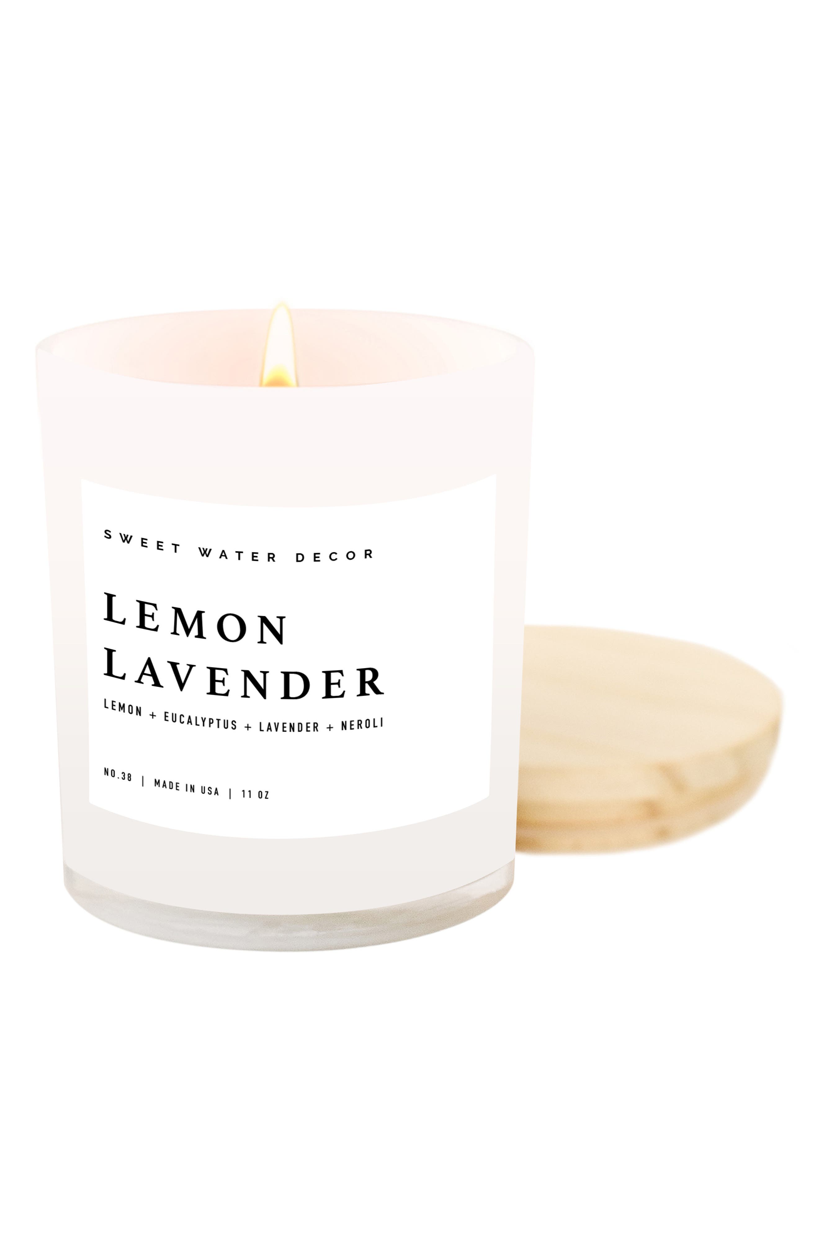 SWEET WATER DECOR Lemon & Lavender 11 oz. Candle - Set of 2 | Nordstromrack