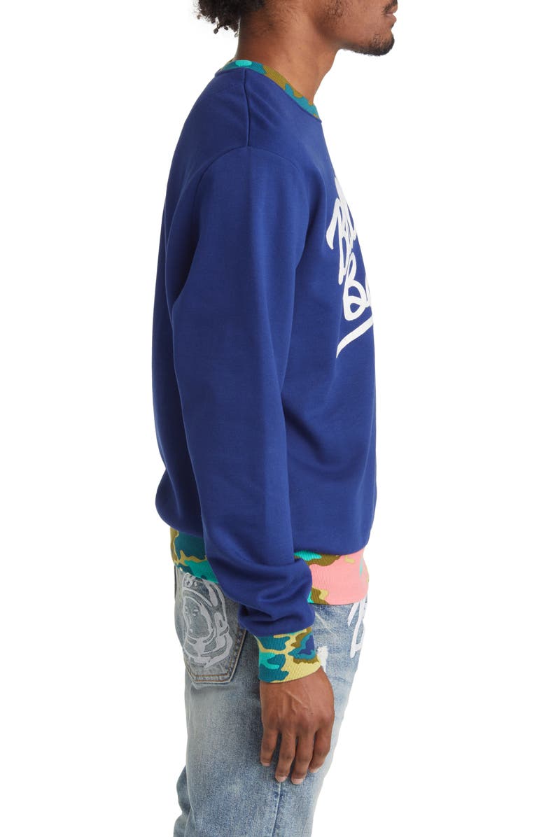 Billionaire Boys Club Formation Embroidered Camo Crewneck Sweatshirt ...
