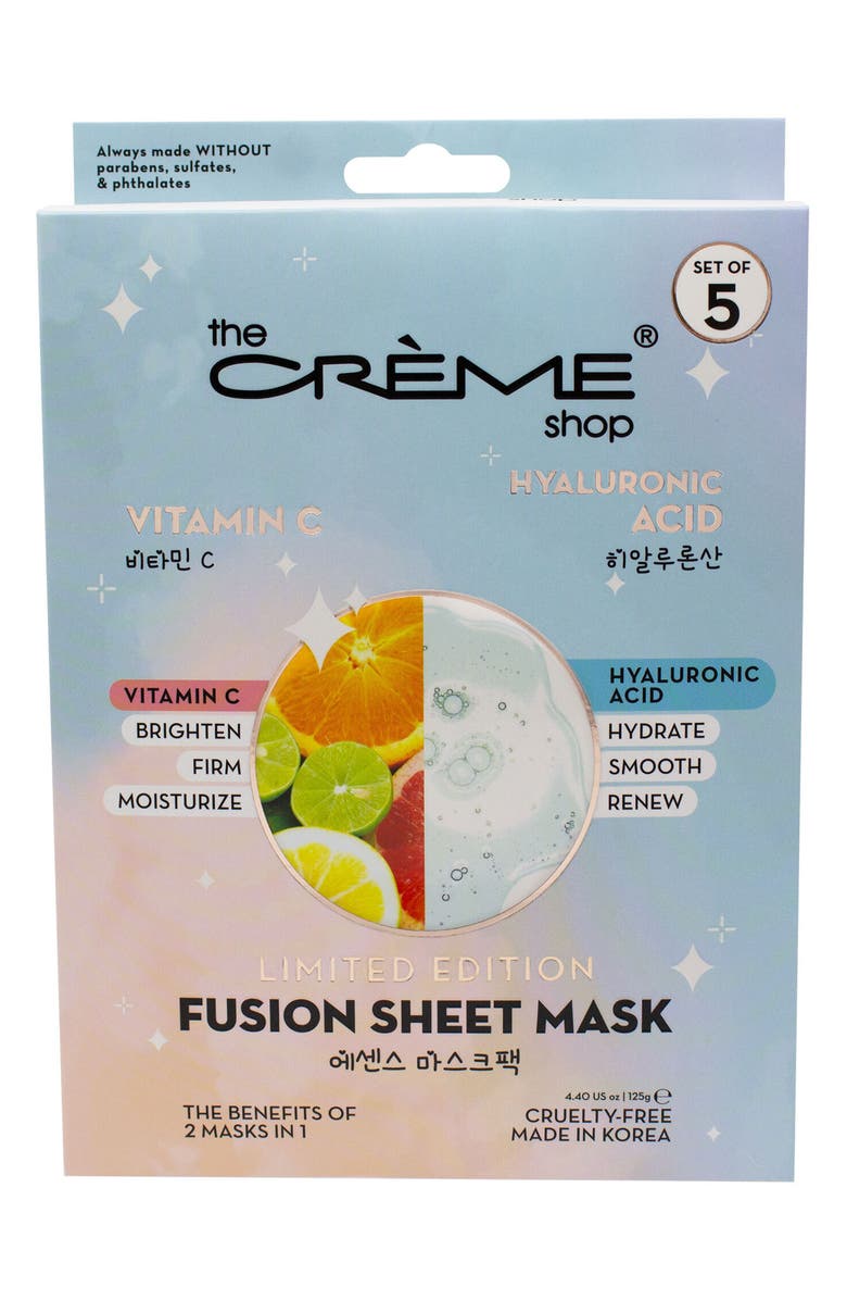 THE CREME SHOP Fusion Sheet Mask - Set of 5 | Nordstromrack