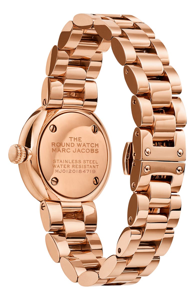 Marc Jacobs The Round Quartz Bracelet Watch, 28mm | Nordstromrack