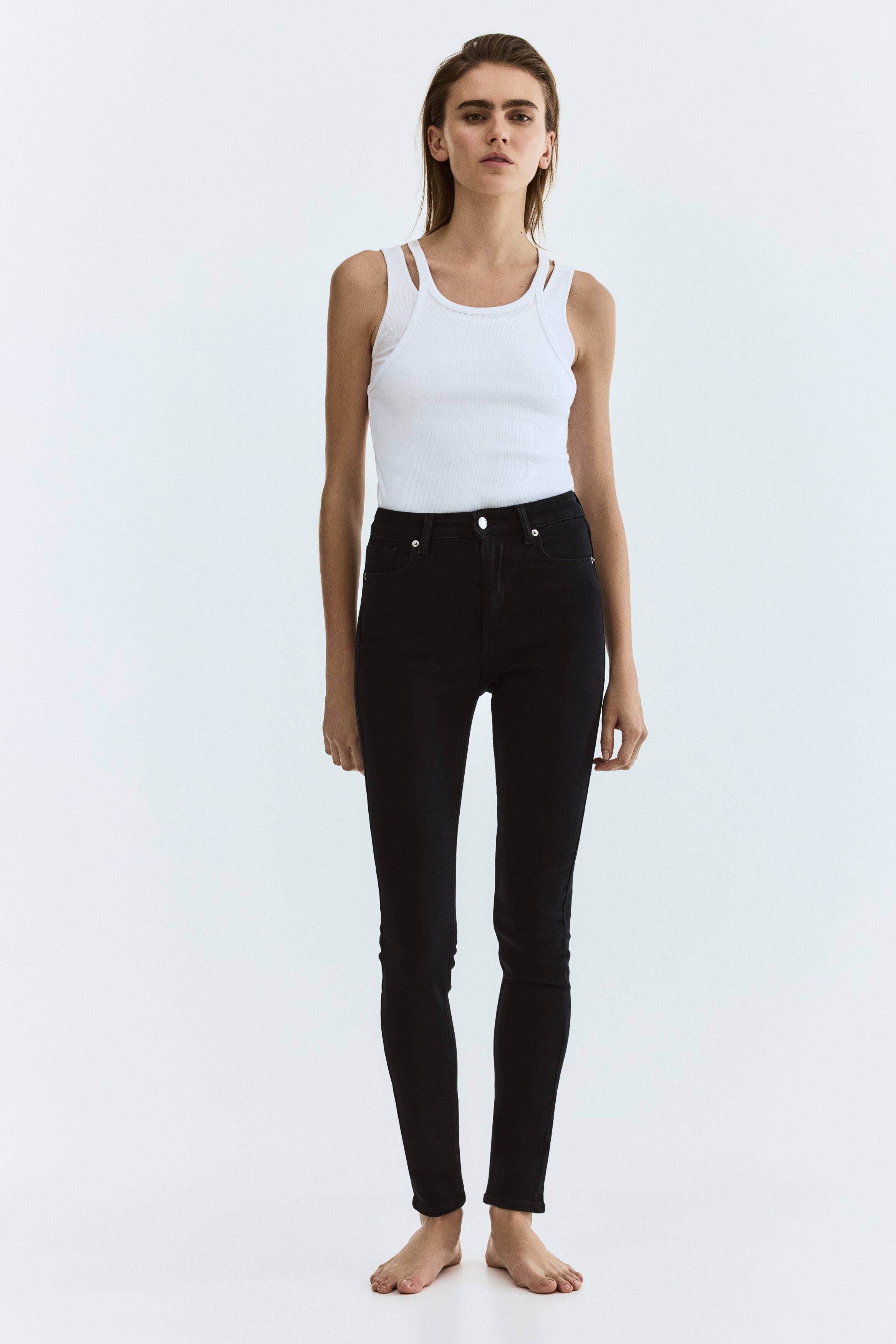 H&M Skinny High Waist Jeans | Nordstrom
