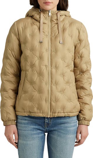 Lauren Ralph Lauren Monogram Logo Tufted Quilted Jacket | Nordstrom
