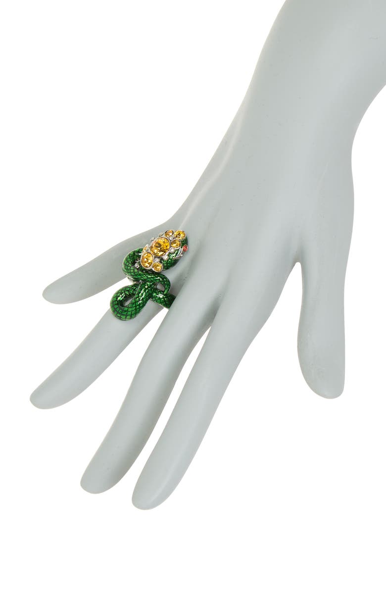 Roberto Cavalli Crystal Snake Ring | Nordstromrack