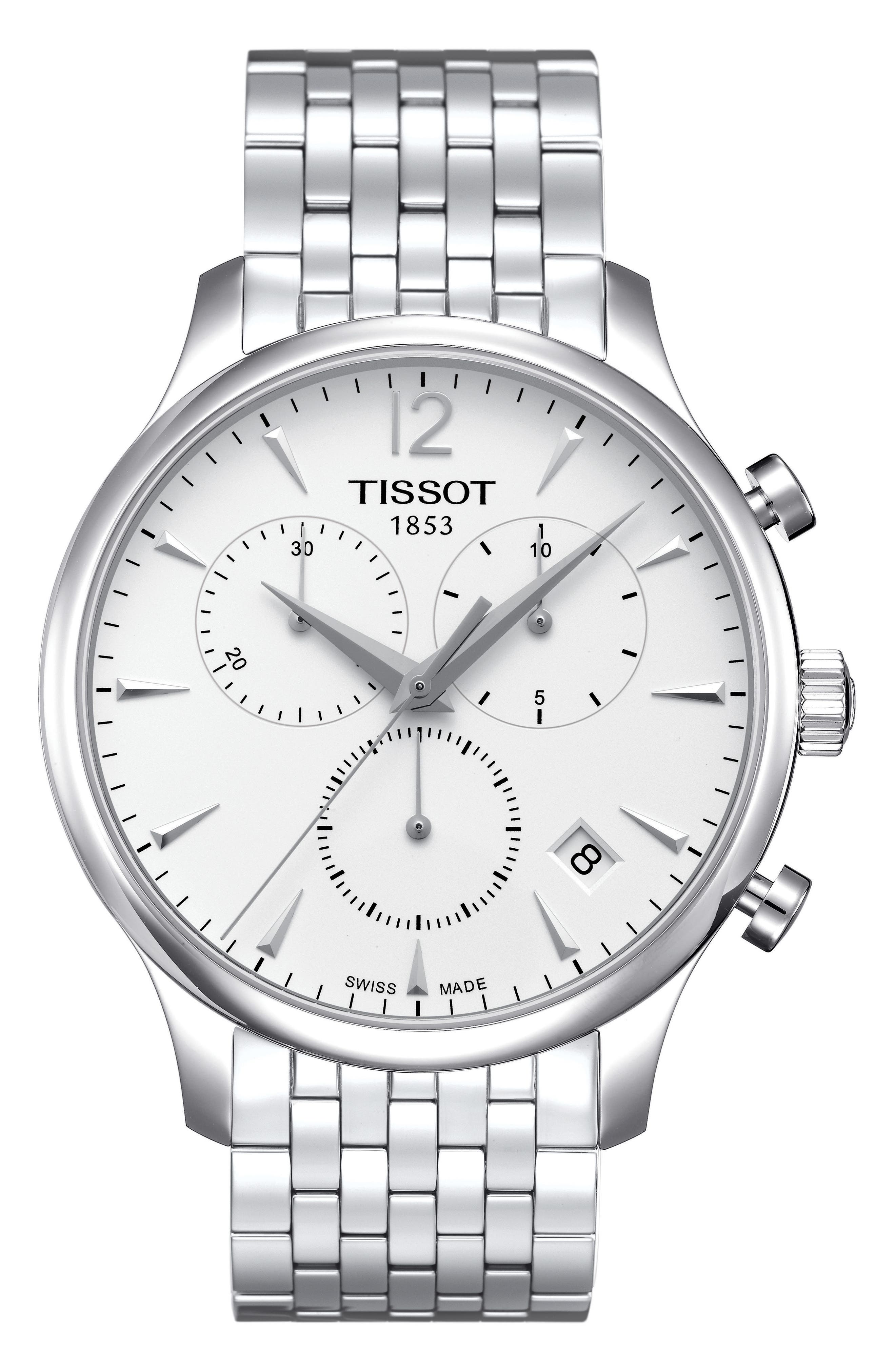 Tissot Tradition Chronograph Bracelet Watch, 42mm | Nordstromrack