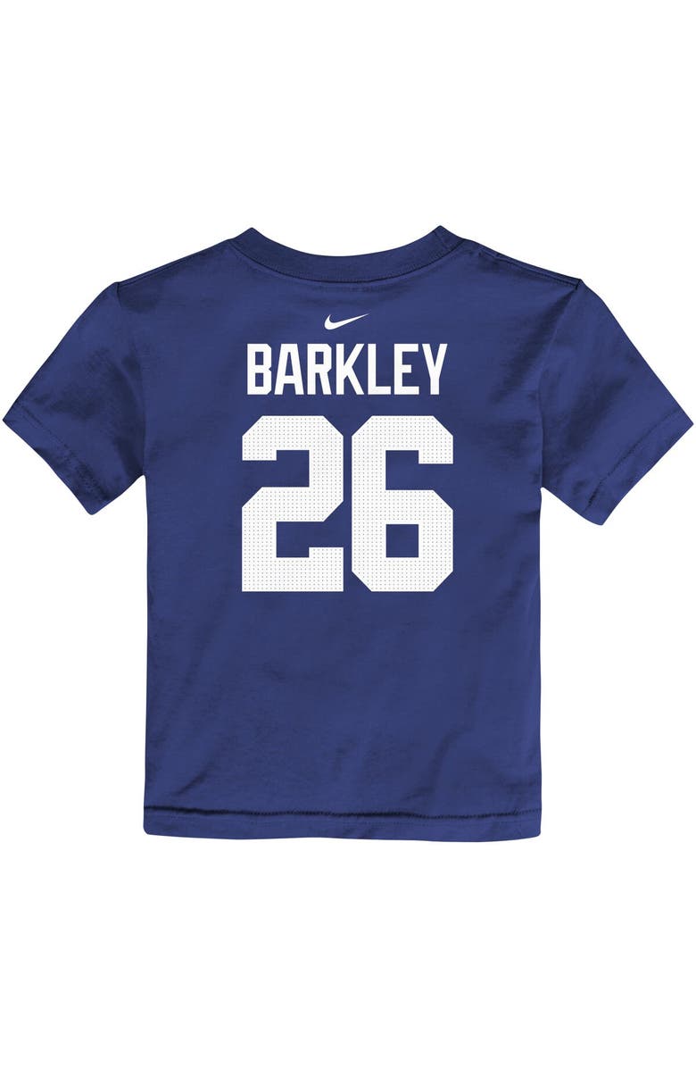 Nike Toddler Nike Saquon Barkley Royal New York Giants Player Name ...