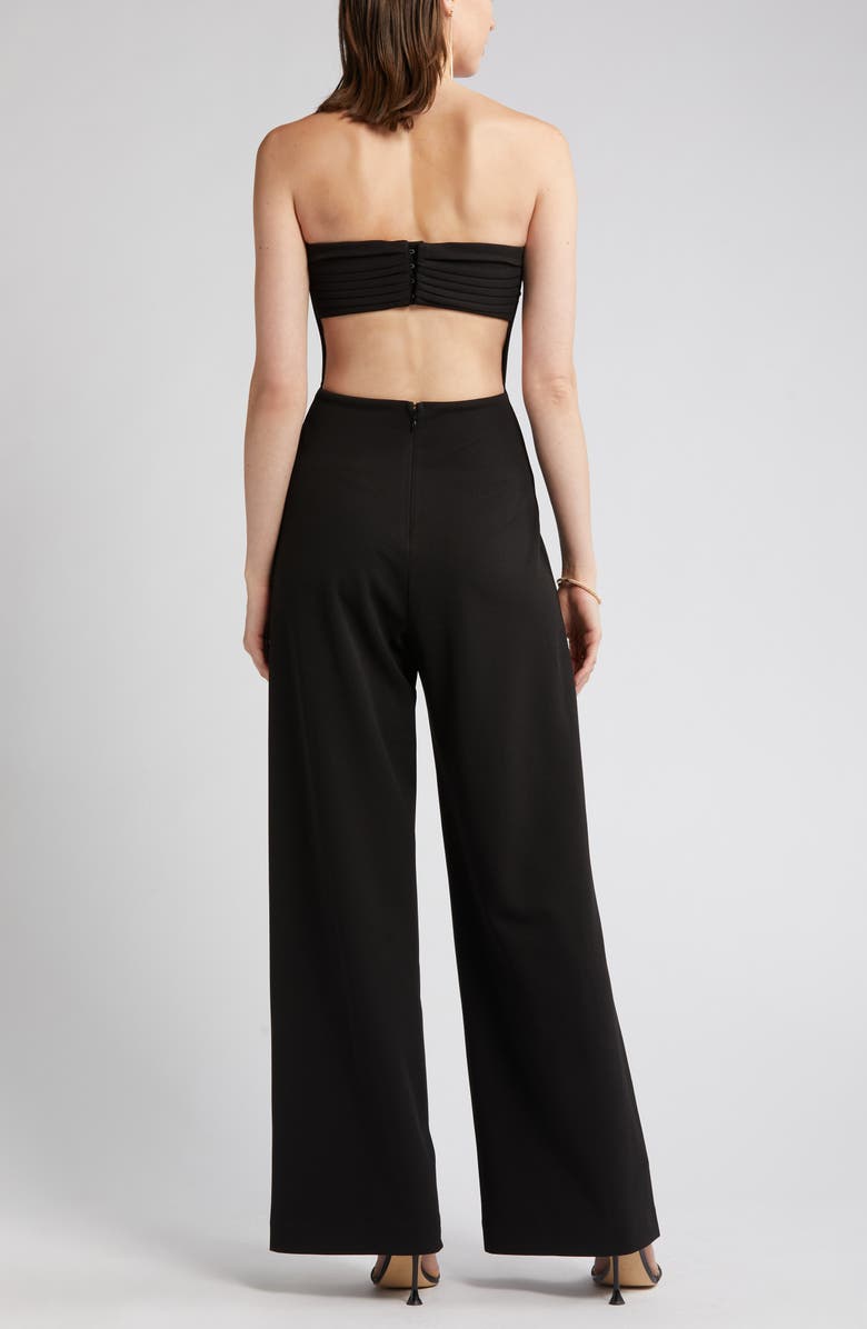 FLORET STUDIOS Strapless Wide Leg Jumpsuit | Nordstromrack