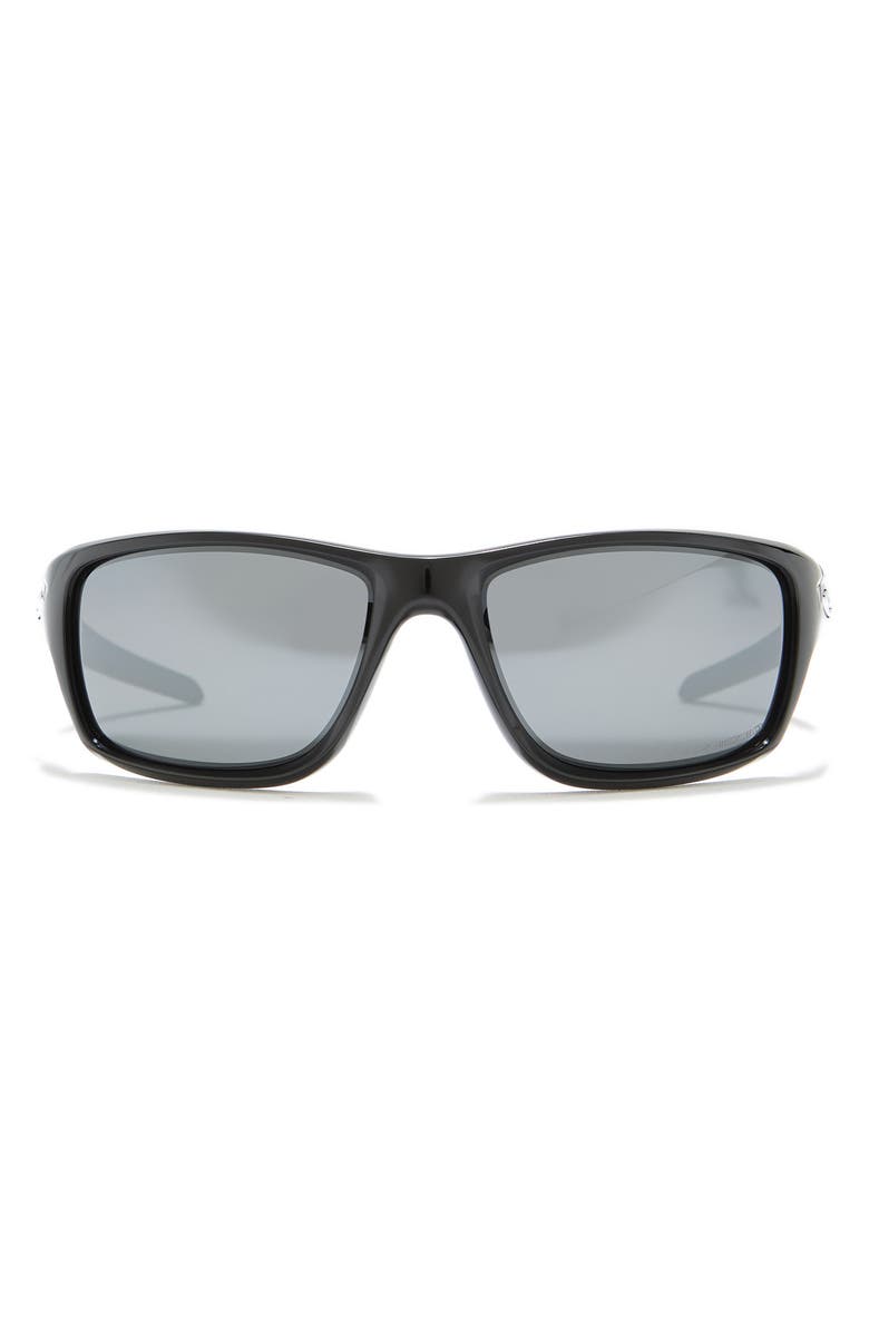 Oakley 60mm Irid Polarized Rectangle Sunglasses | Nordstromrack