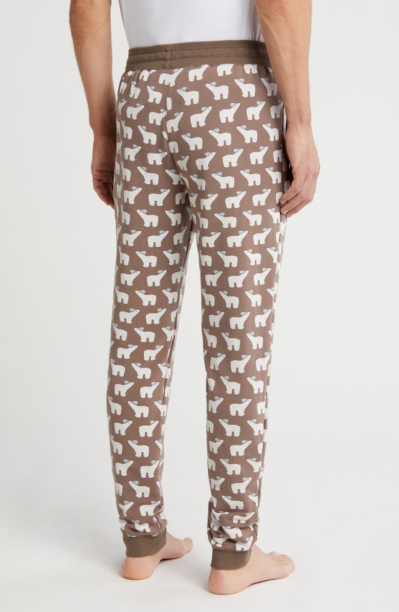 KicKee Pants Polar Bear Print Fleece Joggers | Nordstromrack
