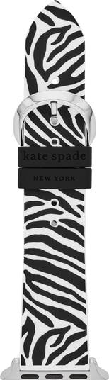Kate Spade New York zebra silicone smartwatch watchband | Nordstrom