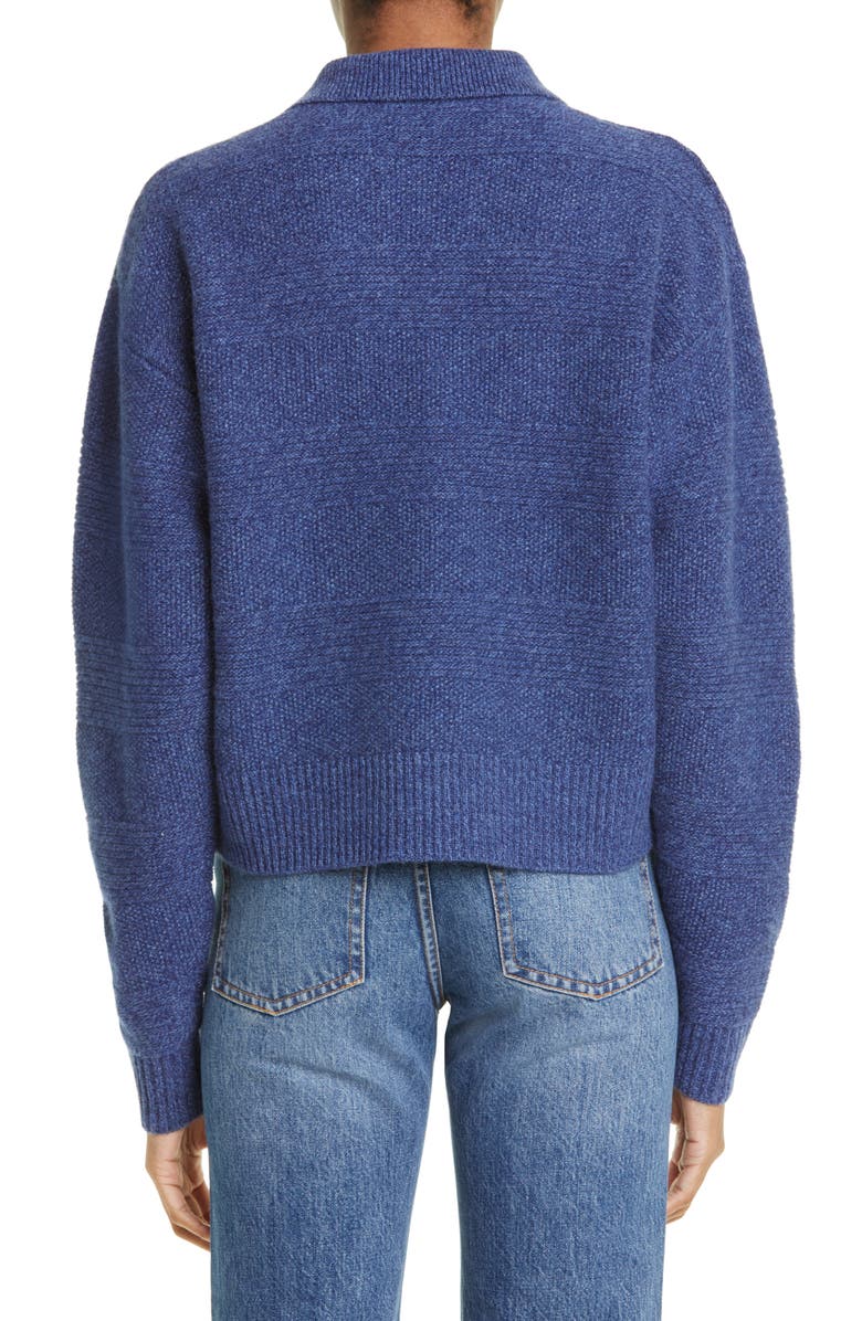 CO Mixed Stitch Wool & Cashmere Polo Sweater | Nordstromrack