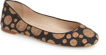 Nine West 'Adorabl' Cork Ballet Flat (Women) | Nordstrom