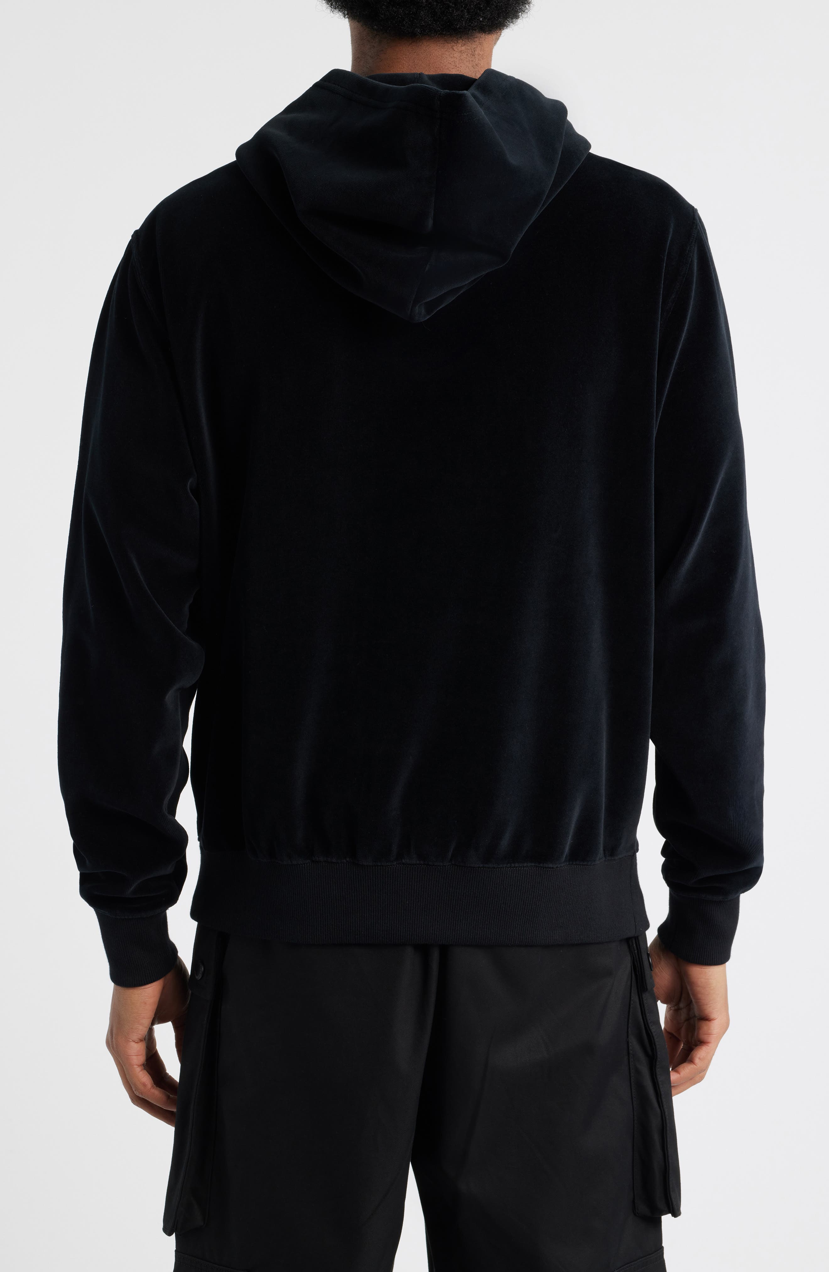 Billionaire Boys Club BB Mission Logo Embroidered Velour Hoodie ...