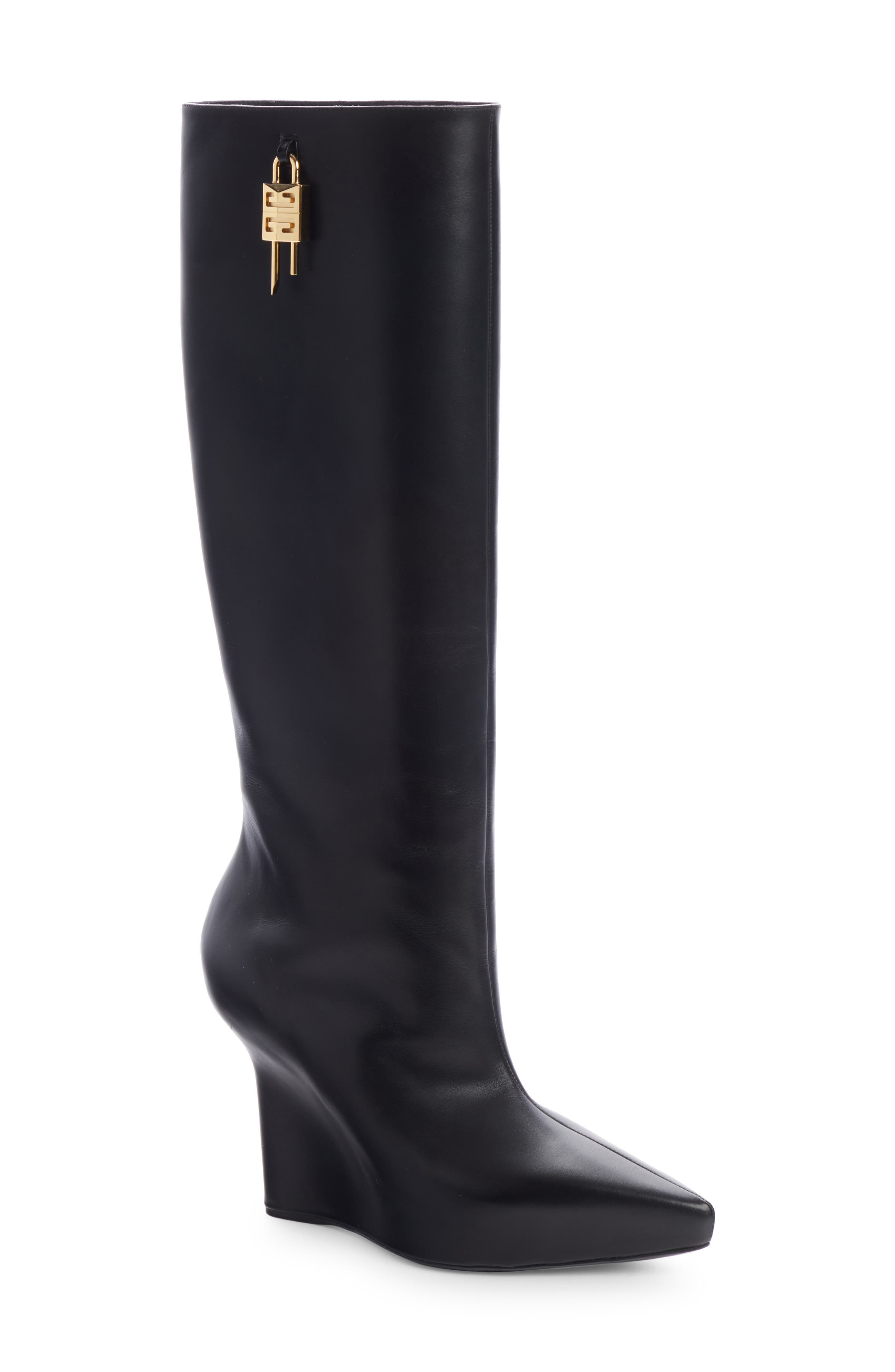 Givenchy G-Lock Wedge Knee High Boot (Women) | Nordstromrack