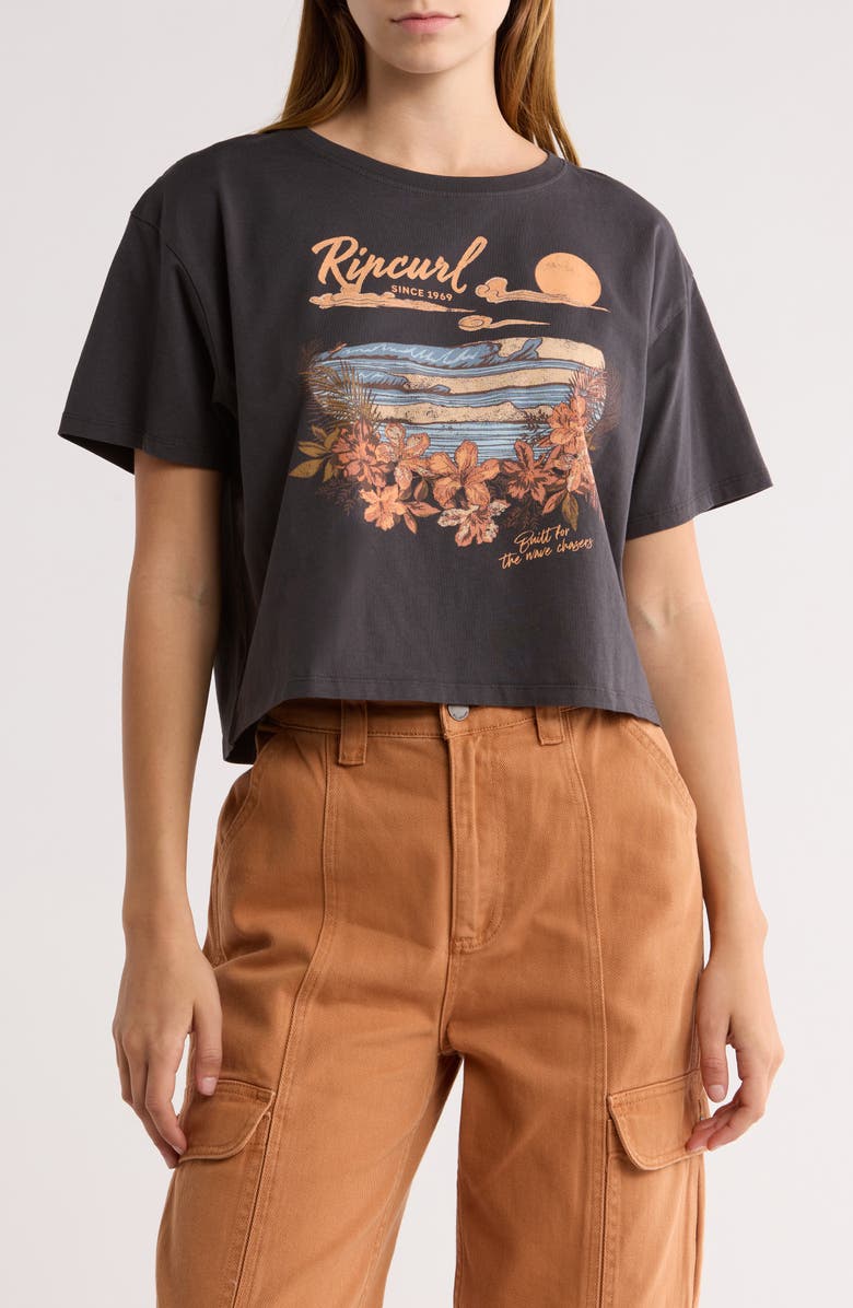 Rip Curl Wave Gliders Logo Crop T-Shirt | Nordstromrack