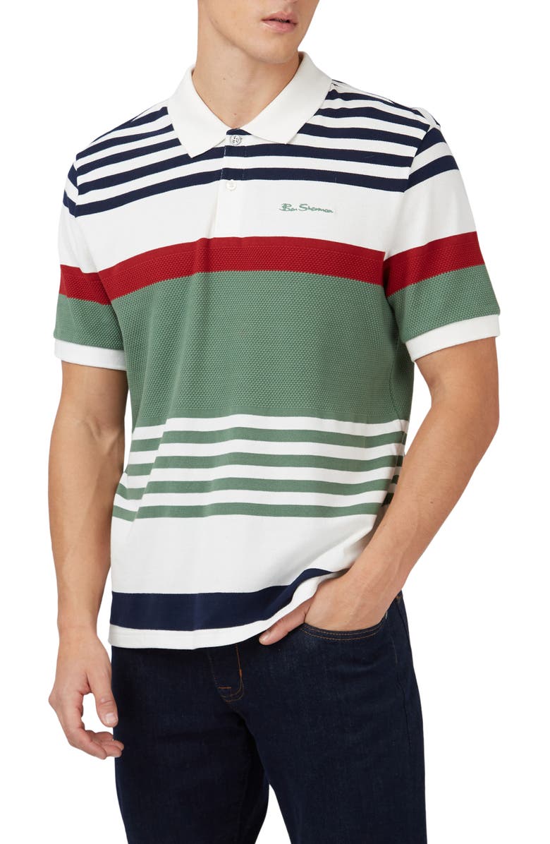 Ben Sherman Engineered Stripe Polo | Nordstromrack