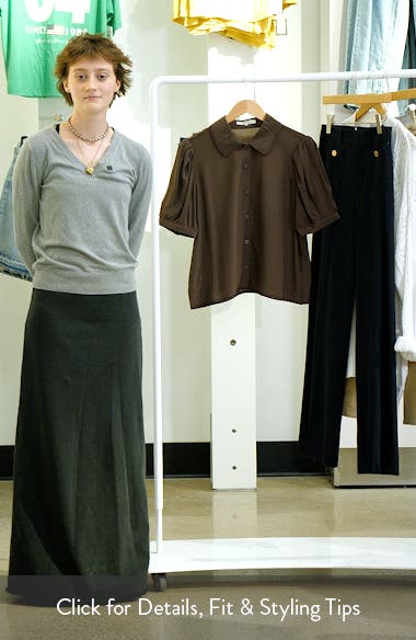 FRAME The Prim Silk Shirt | Nordstromrack