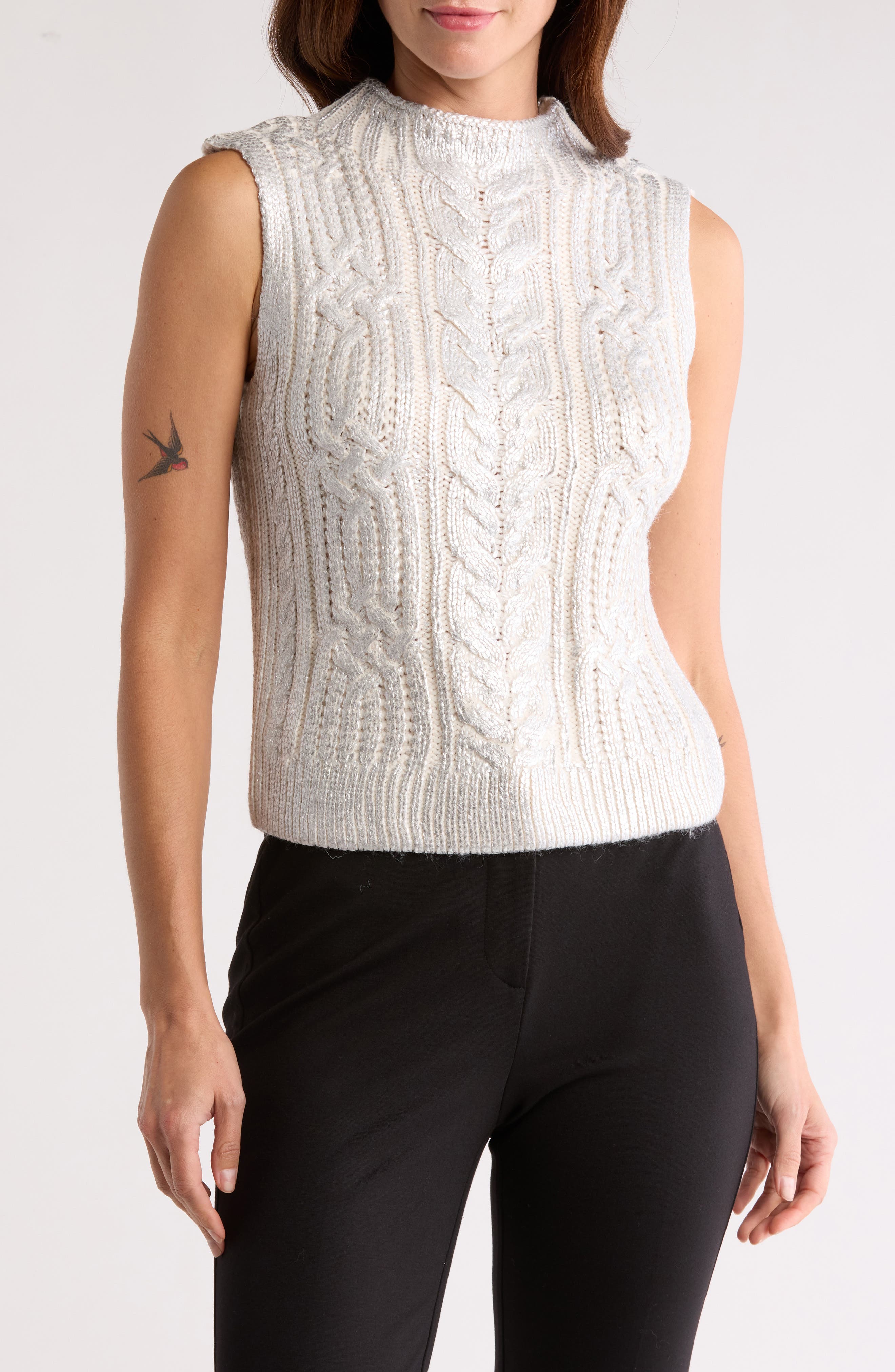 1.STATE Metallic Sweater Vest | Nordstromrack