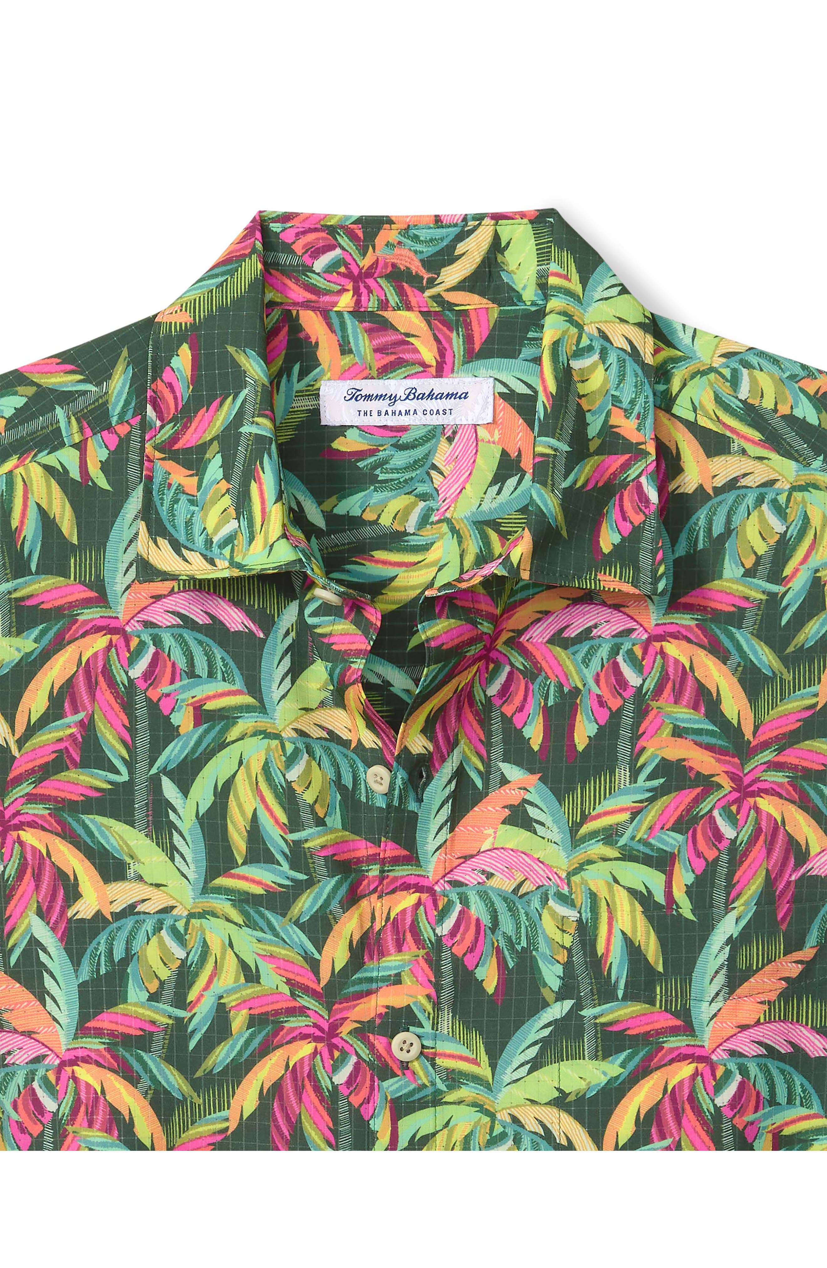 Tommy Bahama Bahama Coast Colorful Oasis IslandZone® Short Sleeve ...