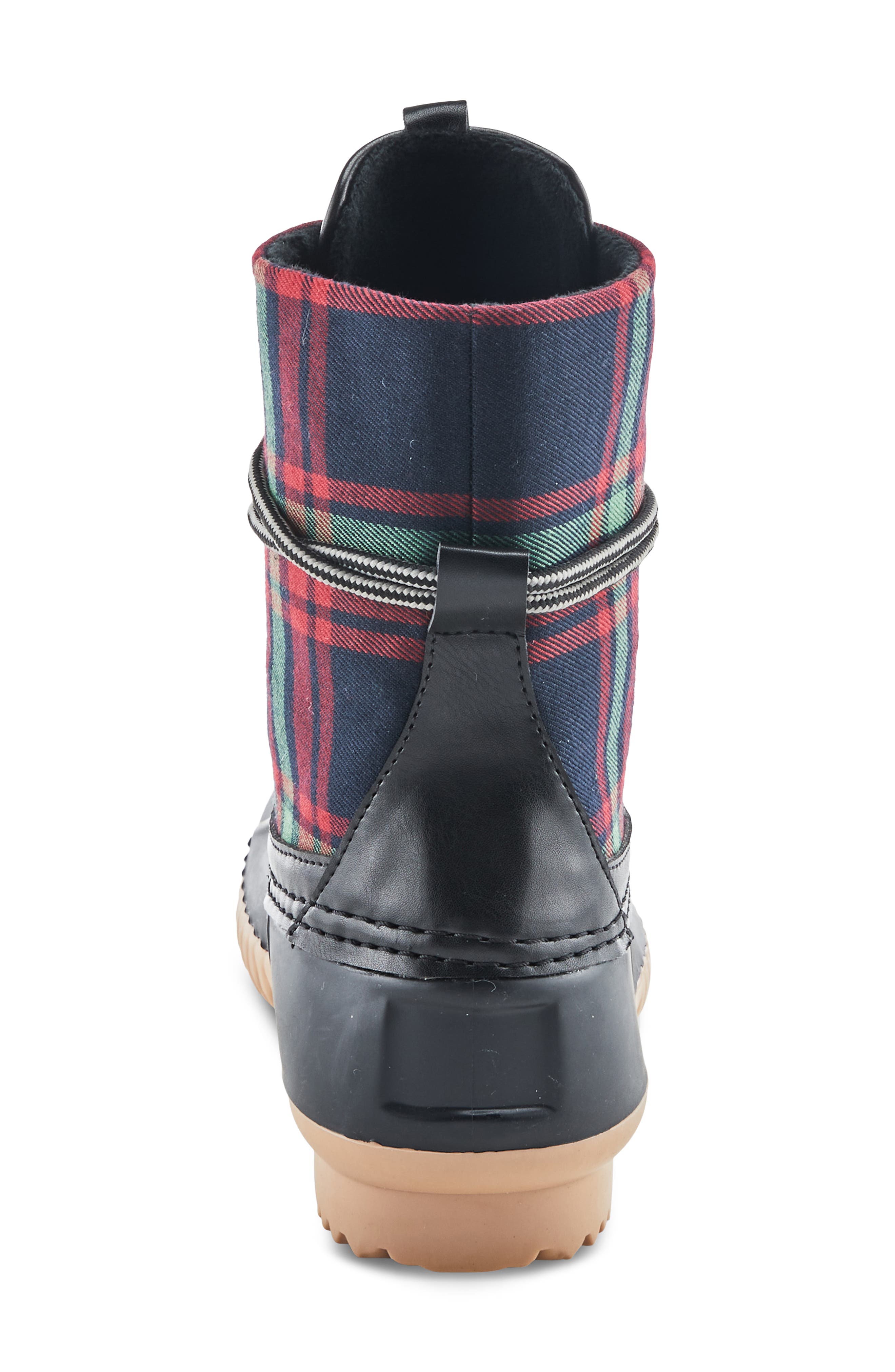 Spring Step Duckie Plaid Waterproof Rain Boot (Women) | Nordstromrack