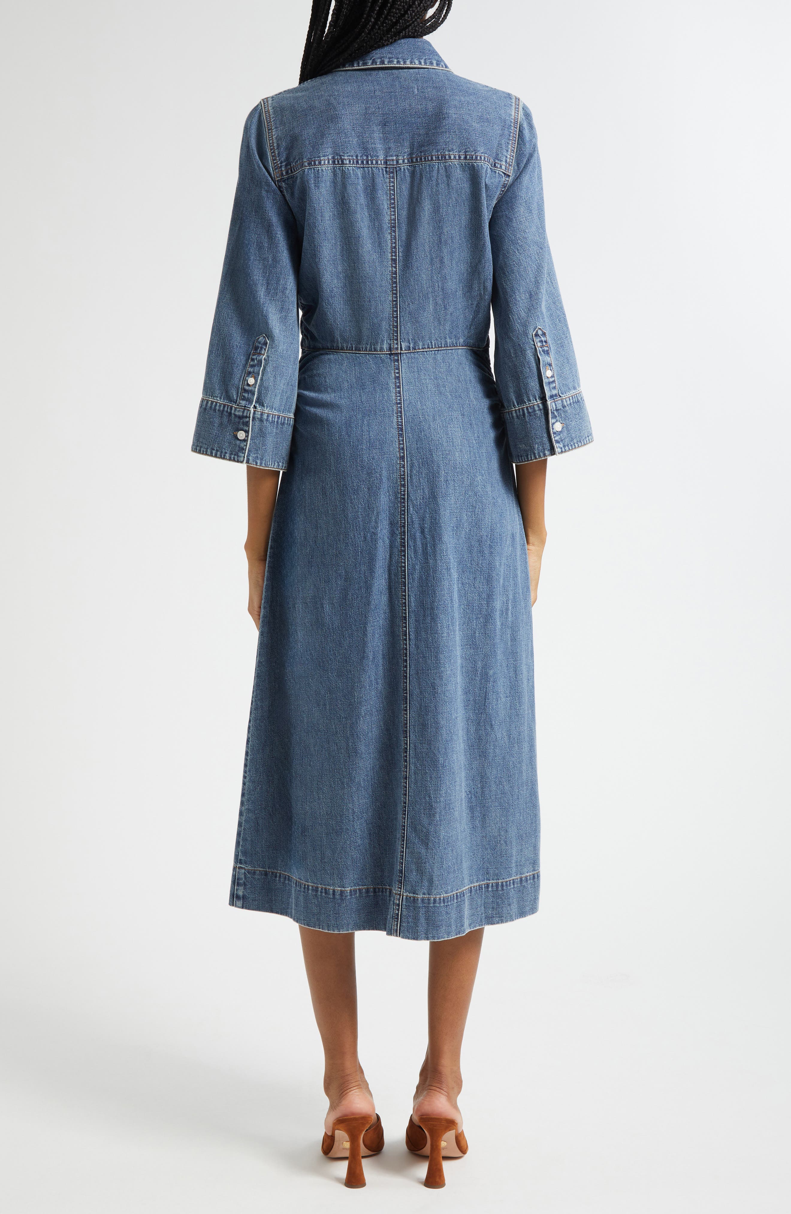 Veronica Beard Haydon Denim Shirtdress | Nordstromrack