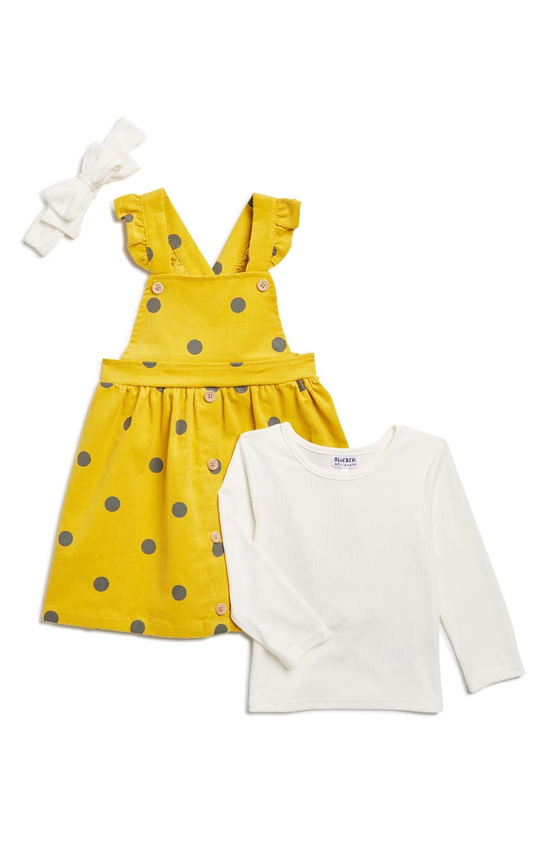 BLUEBERI boulevard Kids' Long Sleeve T-Shirt, Overall Dress & Headband ...