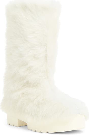 Stuart Weitzman Superchill Ultralift Genuine Shearling Platform Boot ...