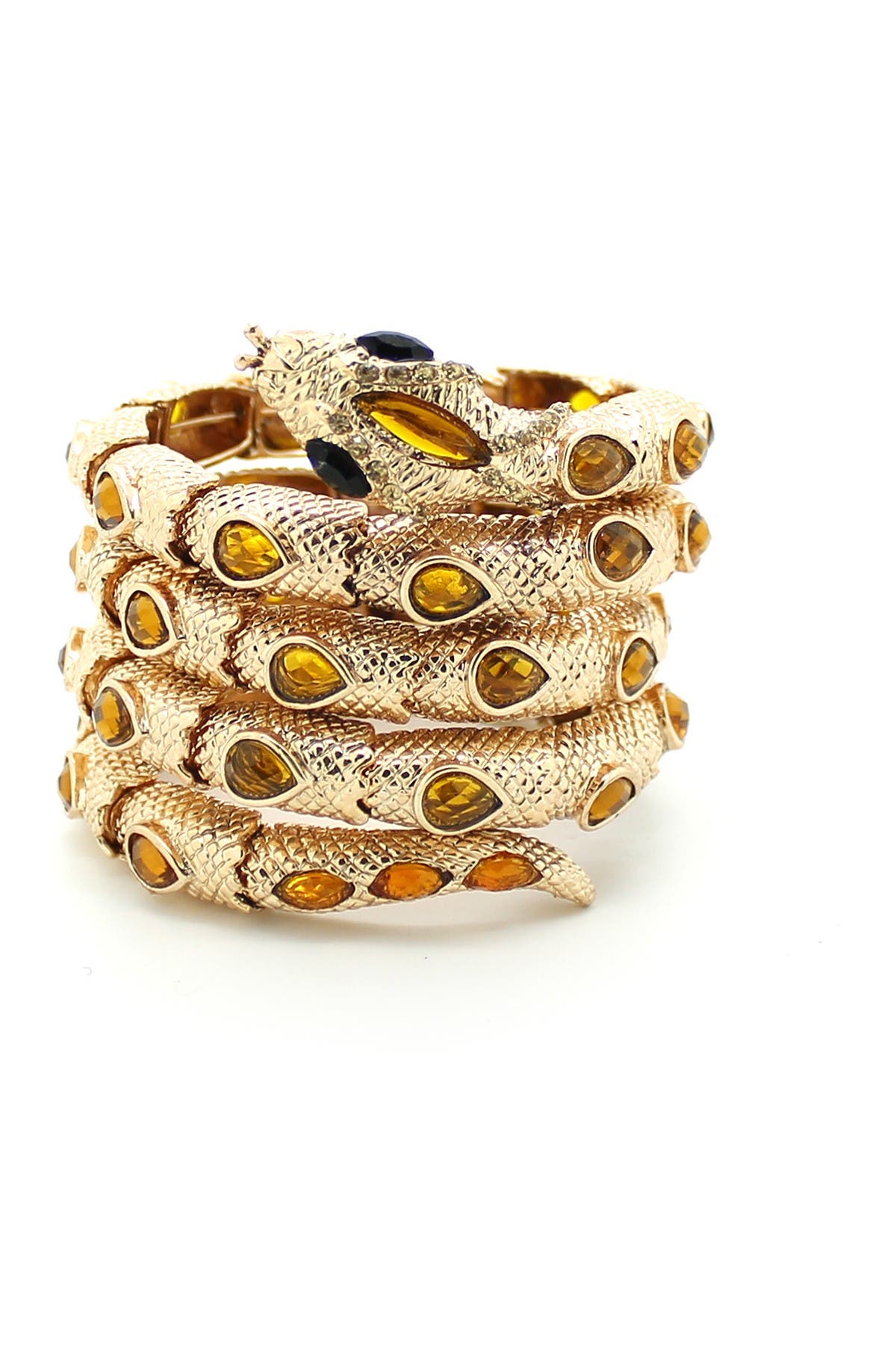 EYE CANDY LOS ANGELES Snake Your Arm Crystal Bracelet | Nordstromrack