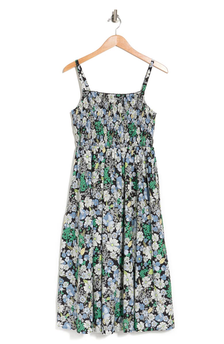 MAUBY Printed Smocked Sleeveless Dress | Nordstromrack