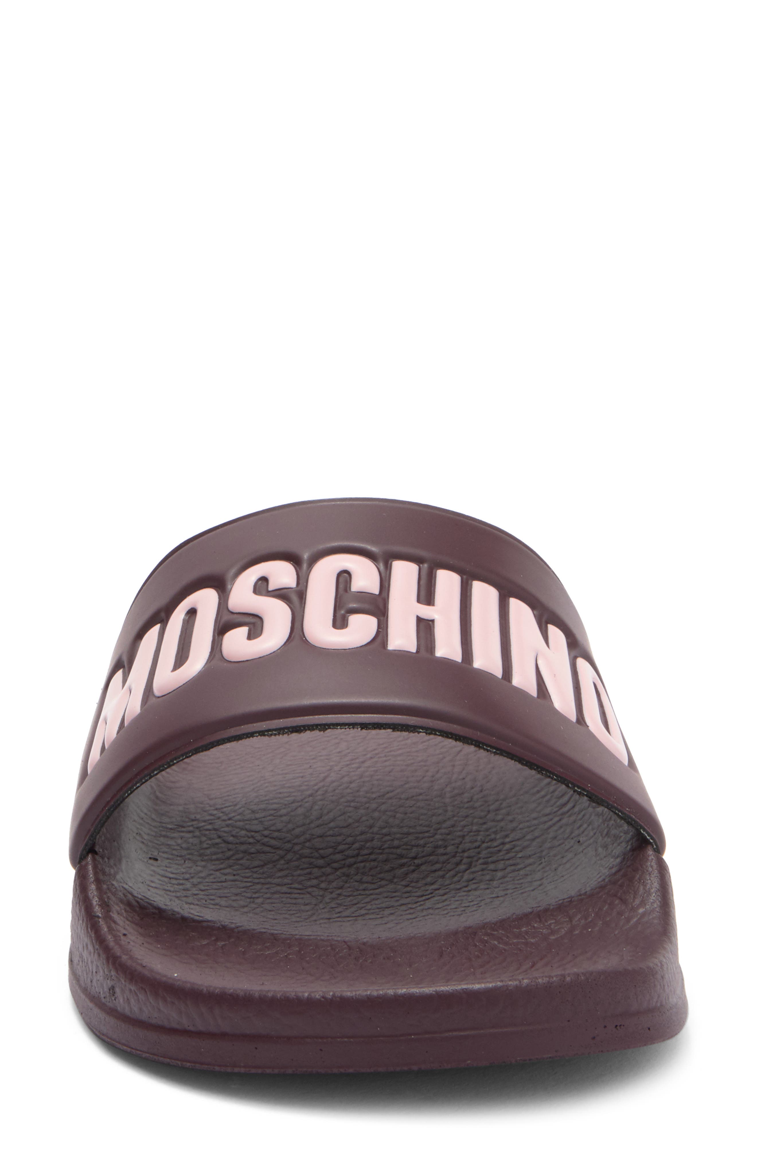 Moschino Logo Pool Slide Sandal (Women) | Nordstromrack