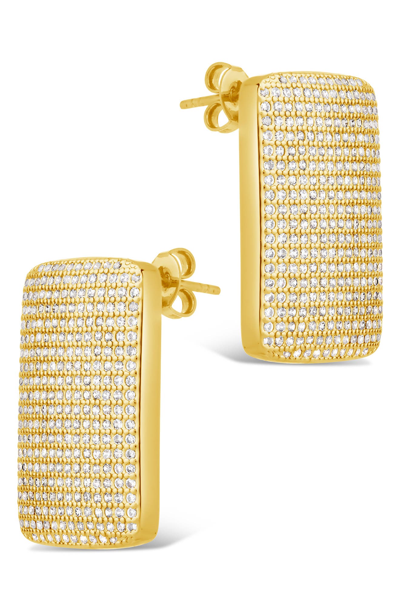 Sterling Forever Beignet Cubic Zirconia Stud Earrings | Nordstromrack