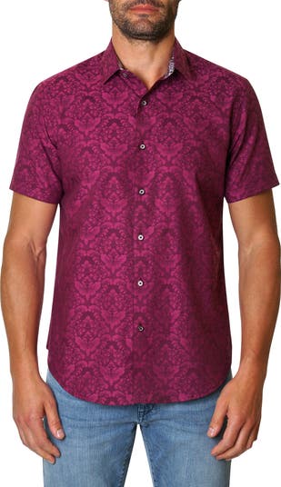 Robert Graham Bayview Abstract Print Cotton Short Sleeve Shirt ...
