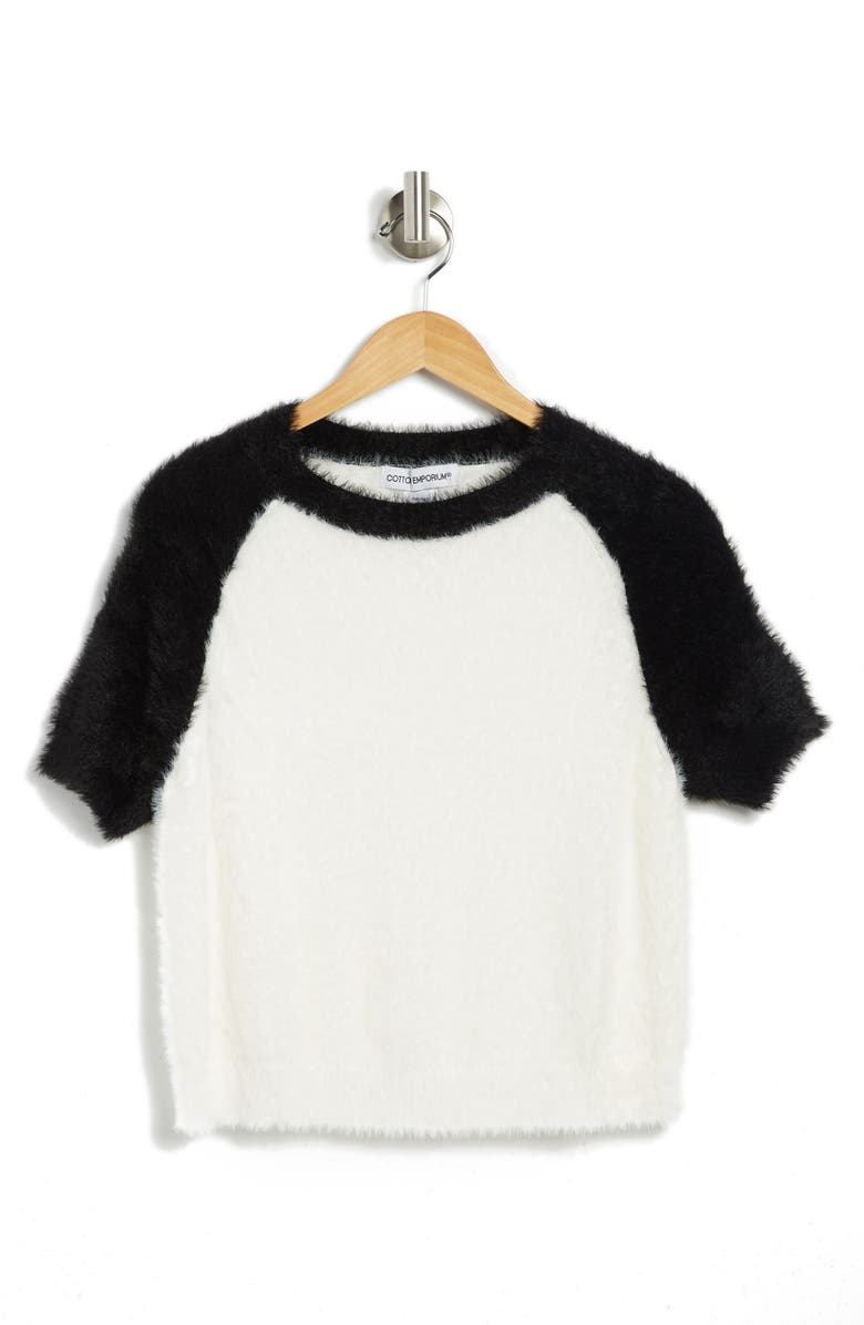 Cotton Emporium Textured Knit Raglan Top | Nordstromrack