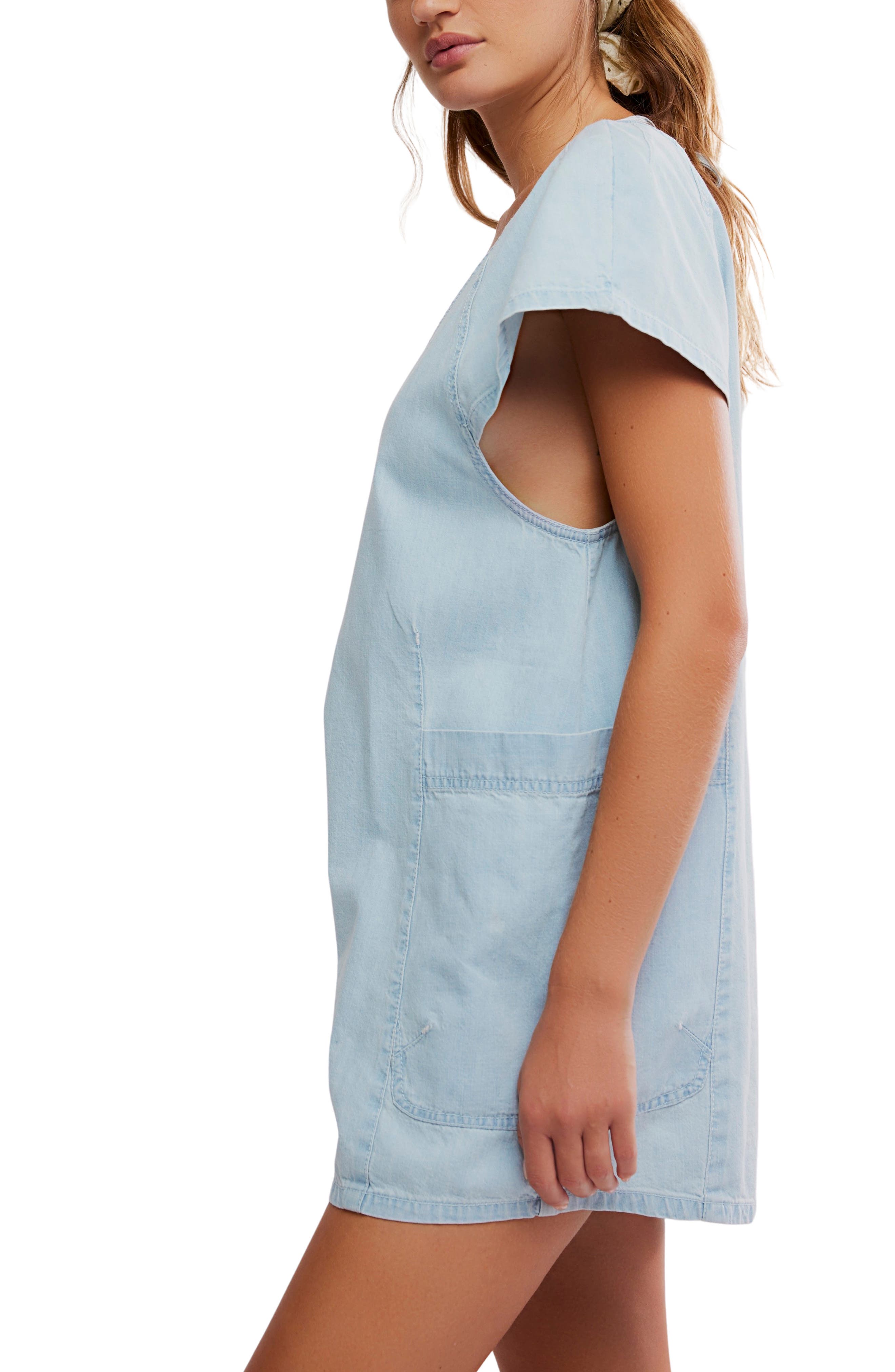 Free Fall Denim Romper (Women) | Nordstromrack