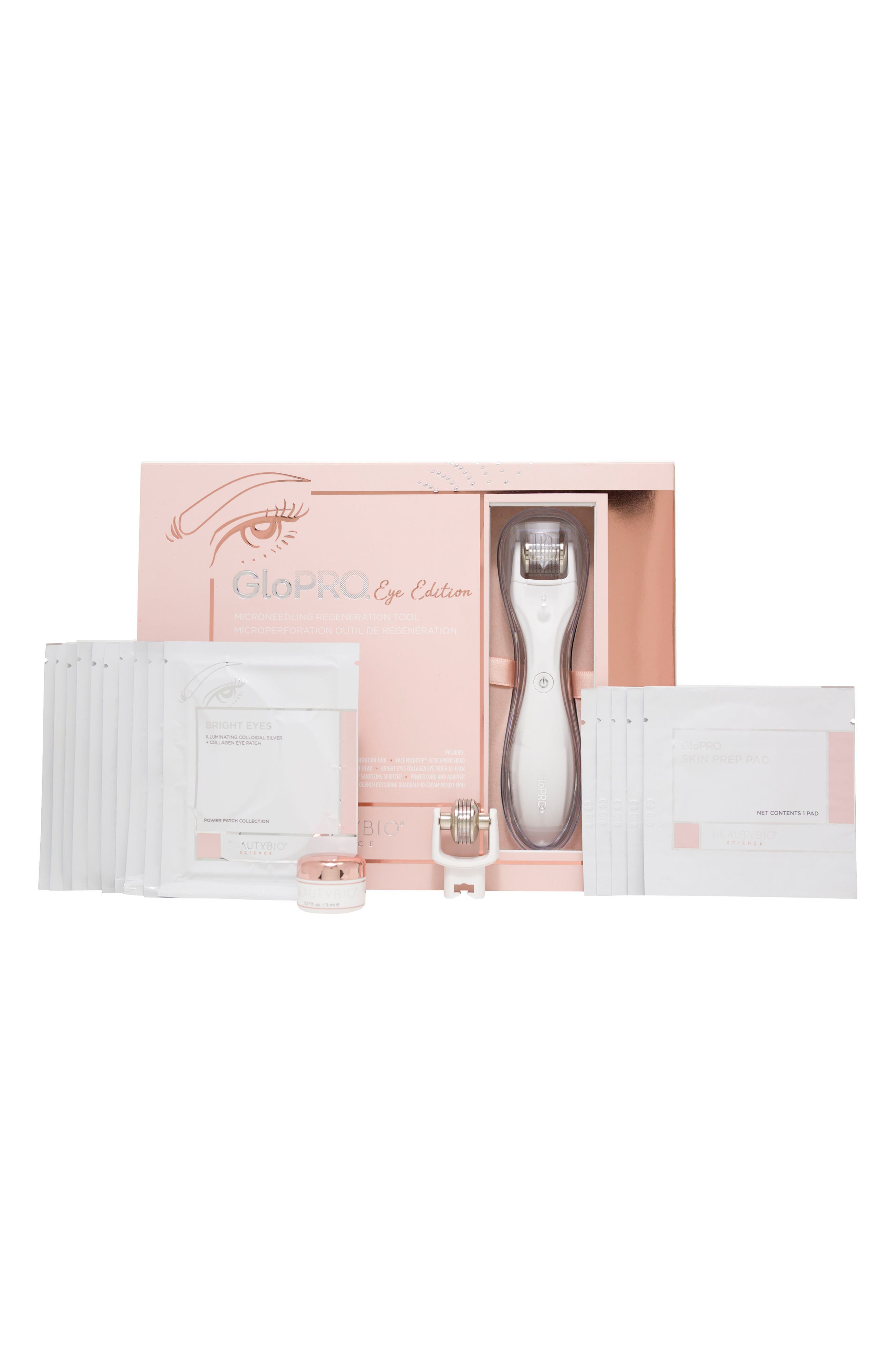 BeautyBio GloPRO® Microneedling Regeneration Tool Face & Eye Set ...