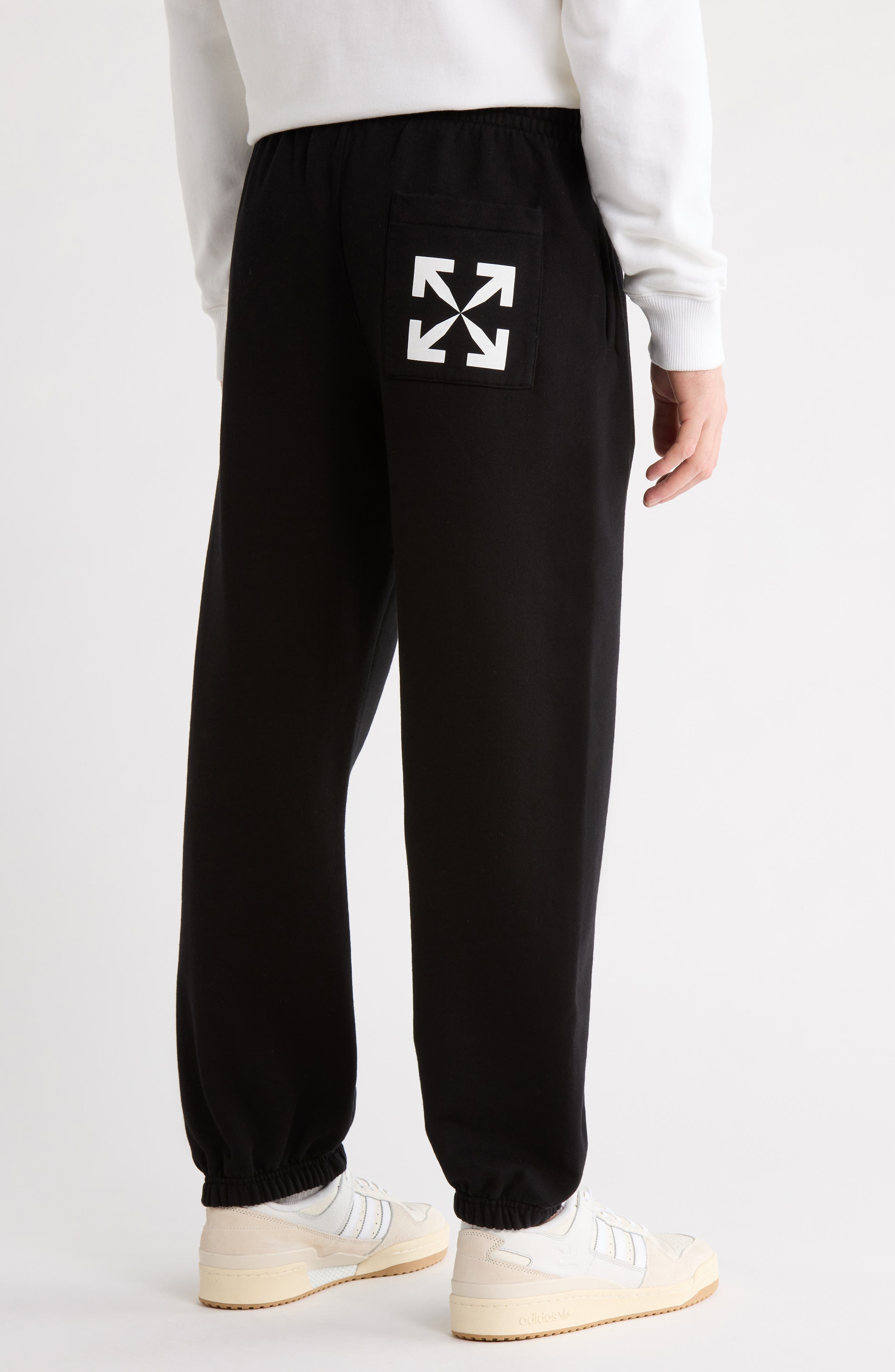Off-White Slim Fit Single Arrow Cotton Sweatpants | Nordstromrack
