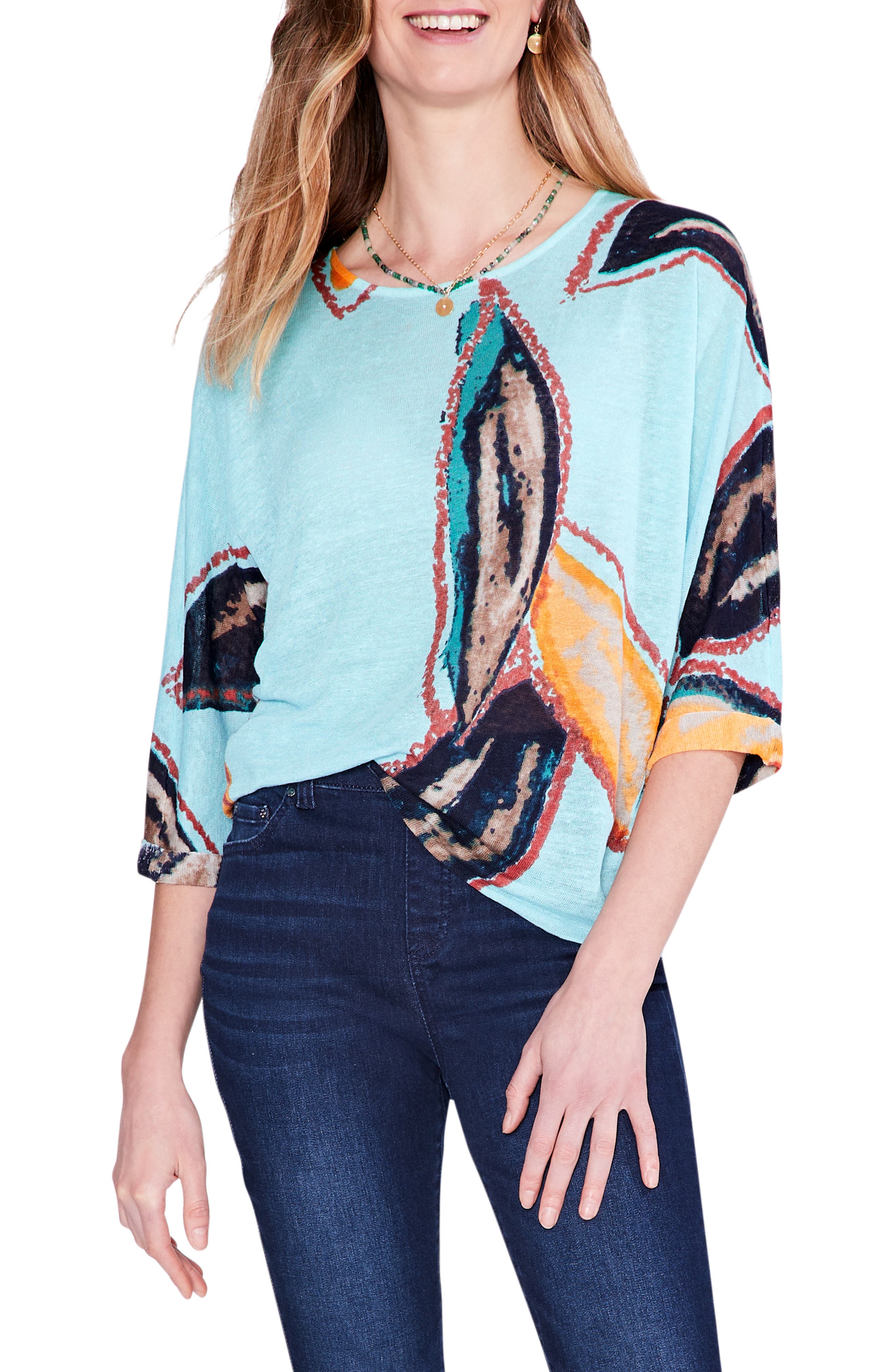 NIC+ZOE Grove Pattern Sweater | Nordstromrack