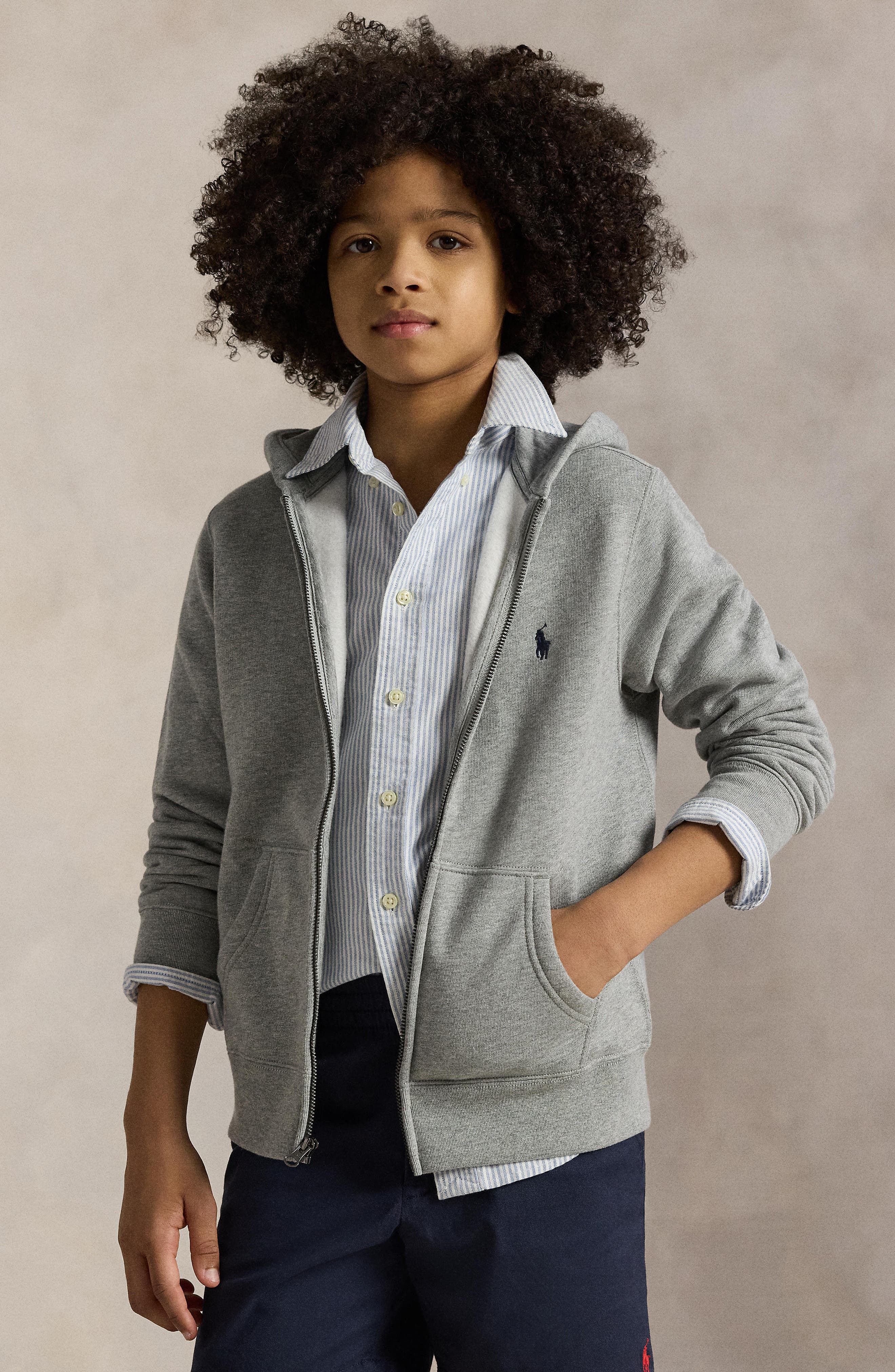 Polo Ralph Lauren Kids' Fleece Zip Hoodie | Nordstrom