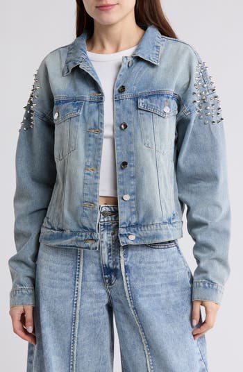 Vigoss Studded Denim Jacket | Nordstromrack