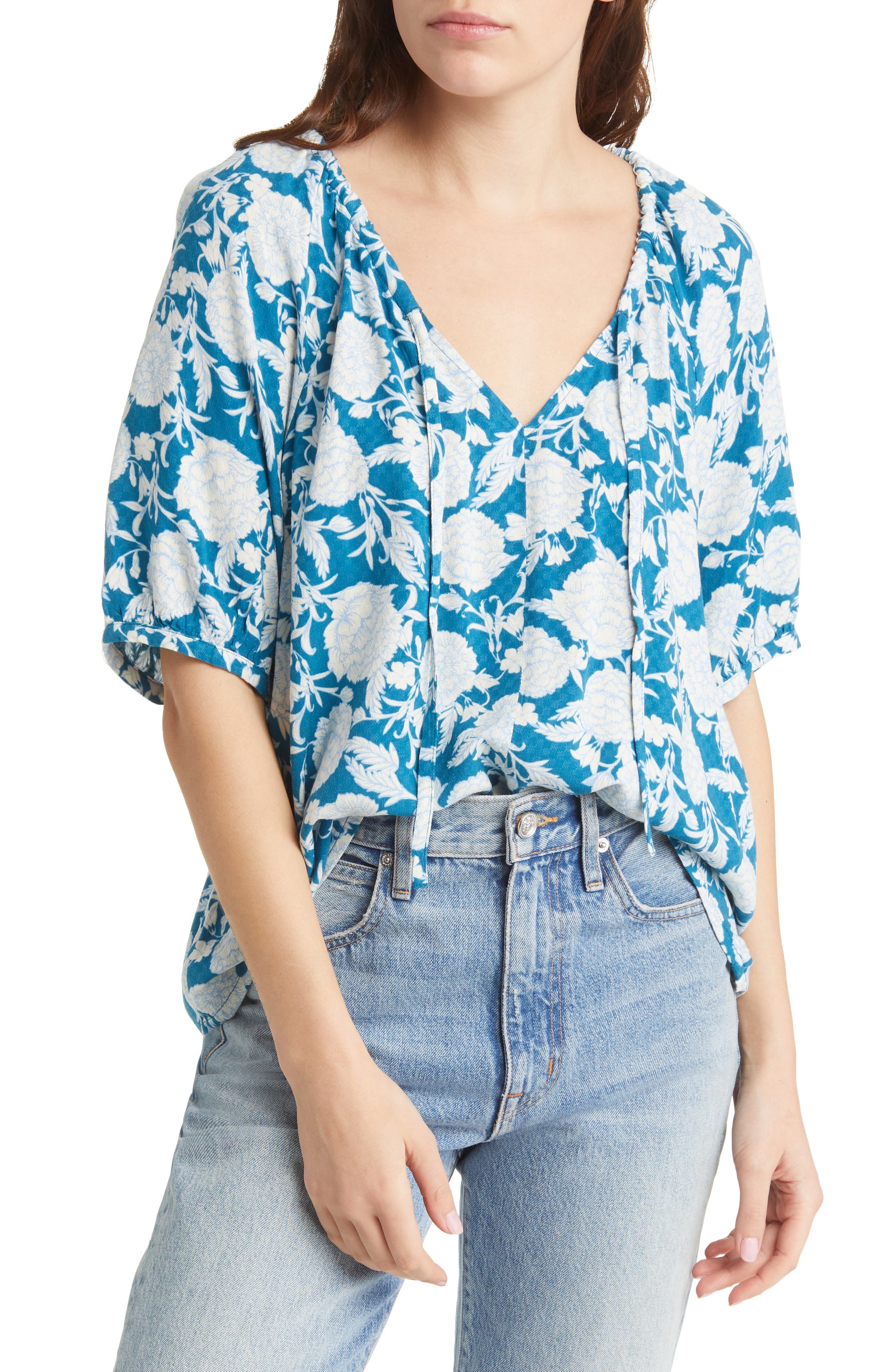 Treasure & Bond Tie Front Top (Women) | Nordstromrack