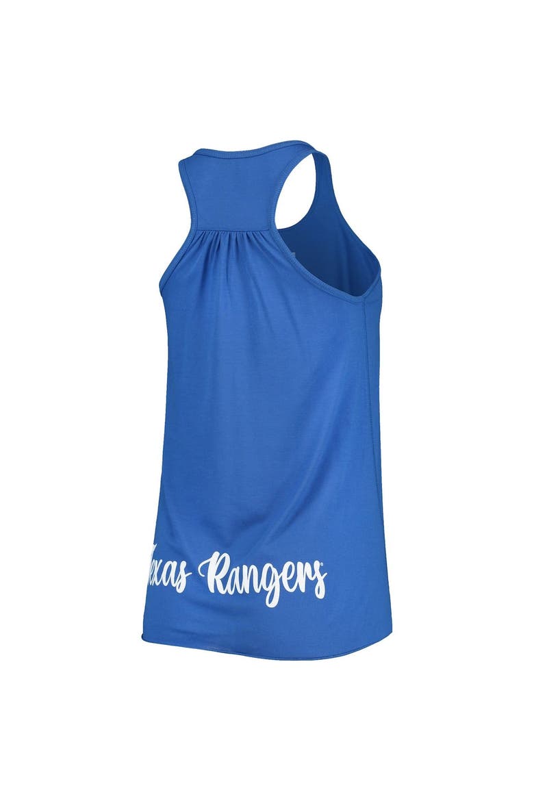SOFT AS A GRAPE Women's Soft as a Grape Royal Texas Rangers Front ...