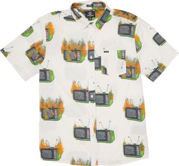 Volcom Justin Hager Print Short Sleeve Button-Up Shirt | Nordstrom