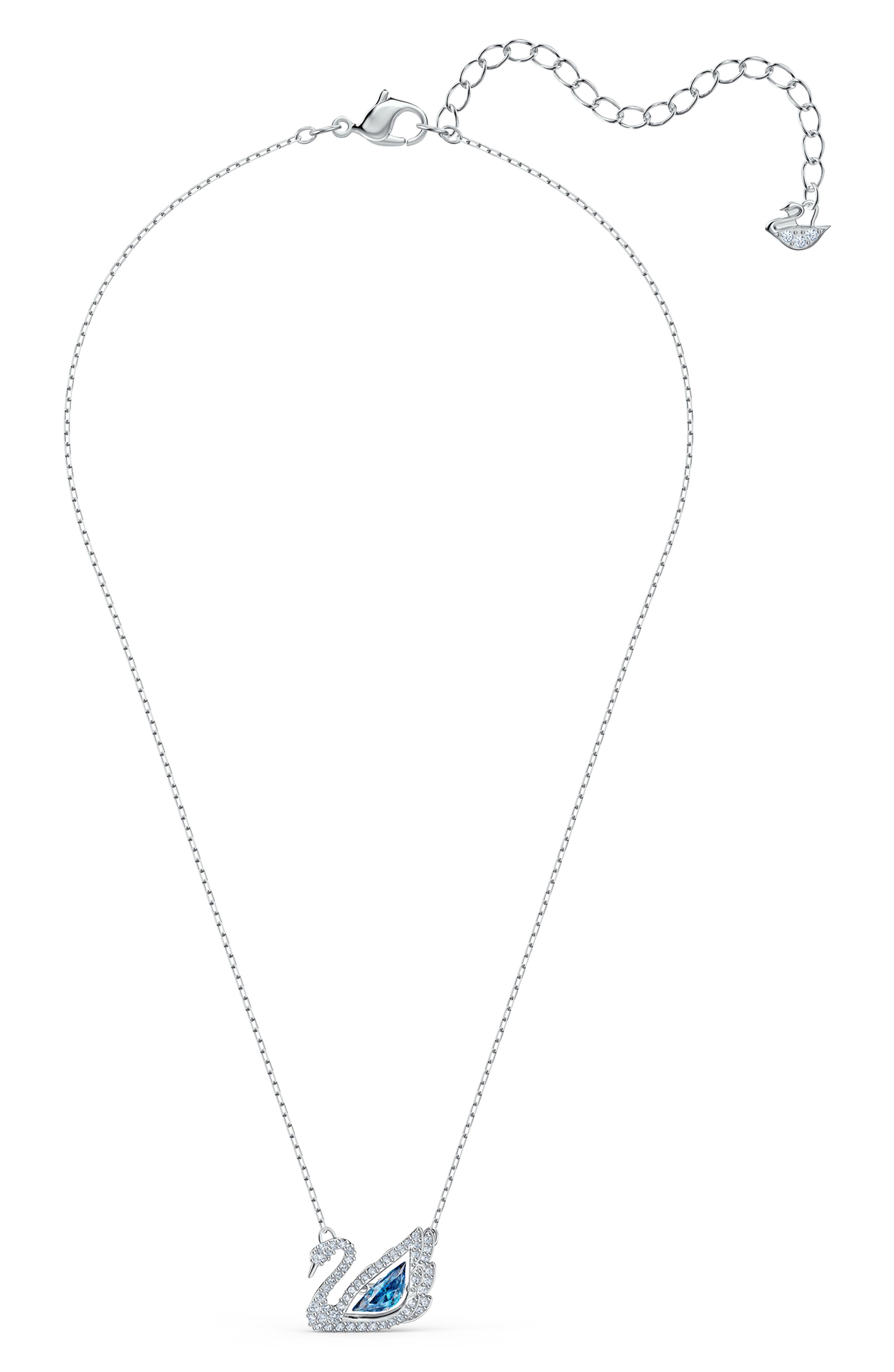 Swarovski Crystal Swan Pendant Necklace | Nordstrom