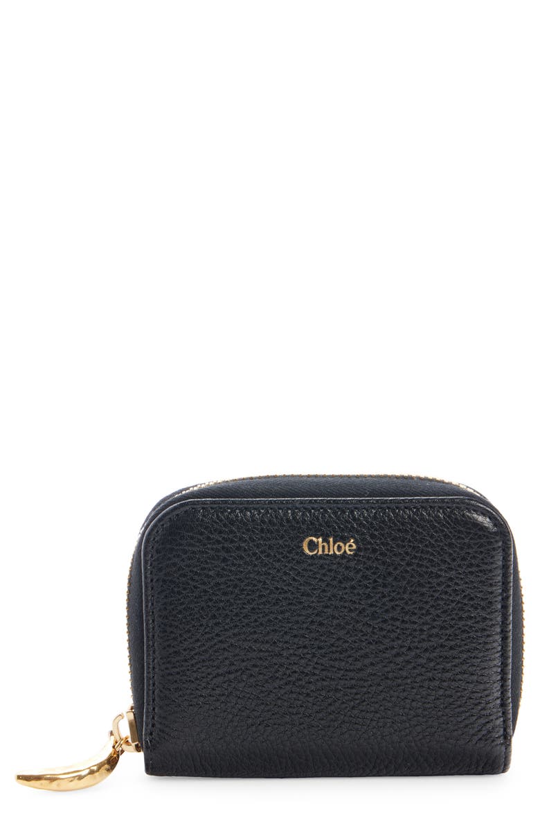 Chloé Banana Grained Leather Zip Coin Purse | Nordstrom